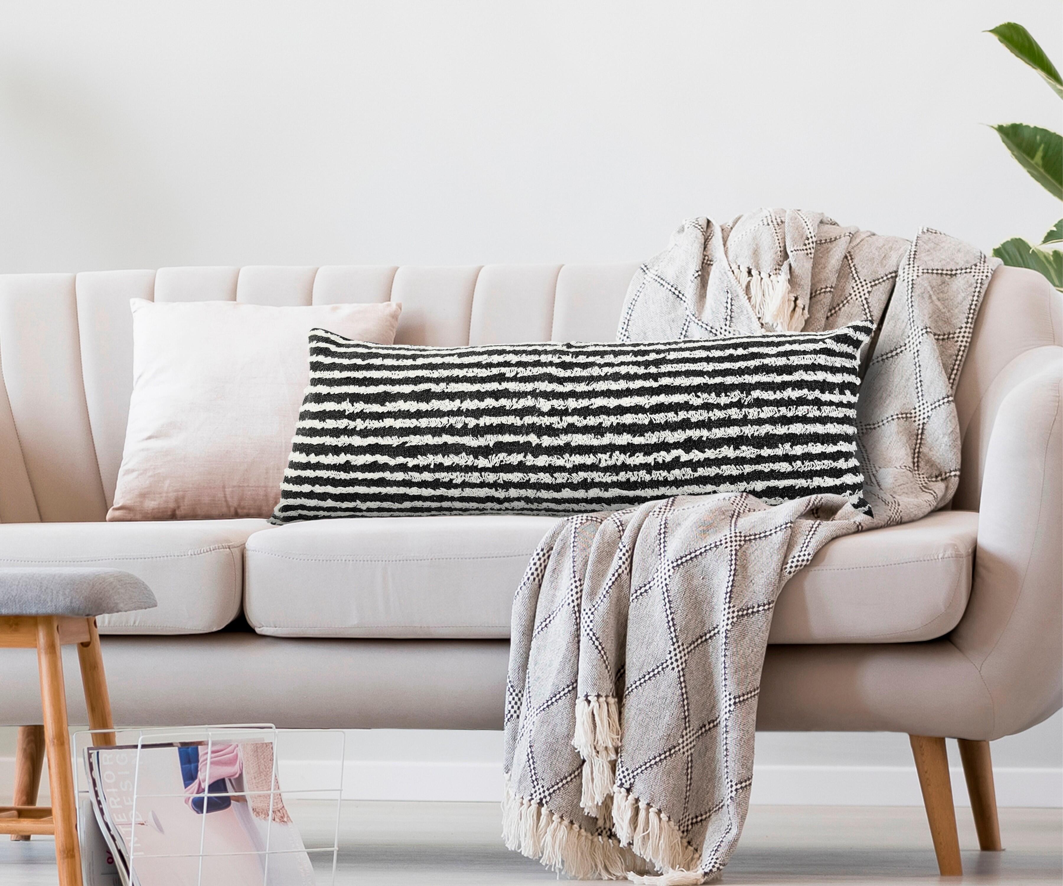 Click here for Suvii Home Yana Lumbar Decorative Throw Pillow  Bl... prices