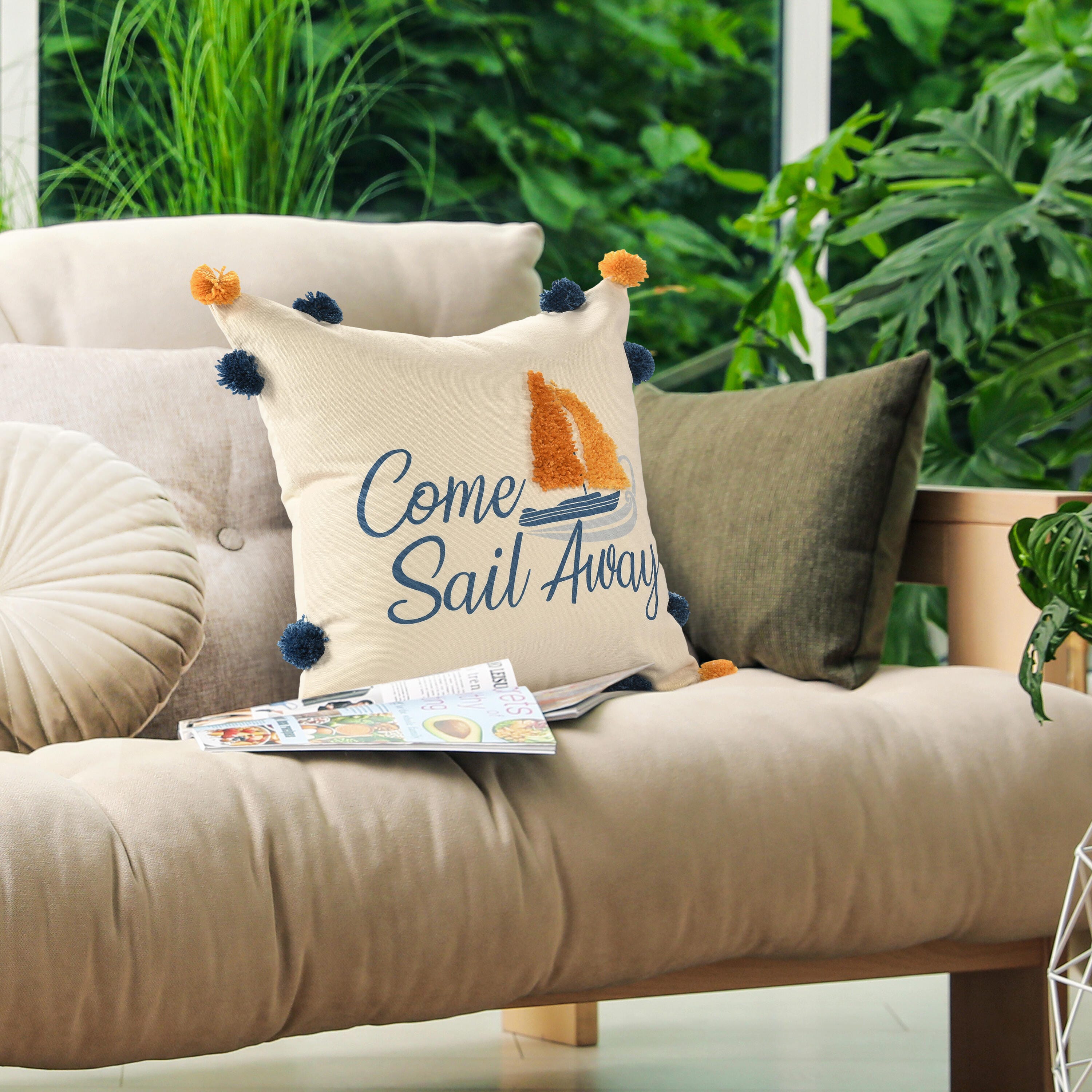 Click here for Suvii Home Scarlett Come Sail Away Decorative Indo... prices