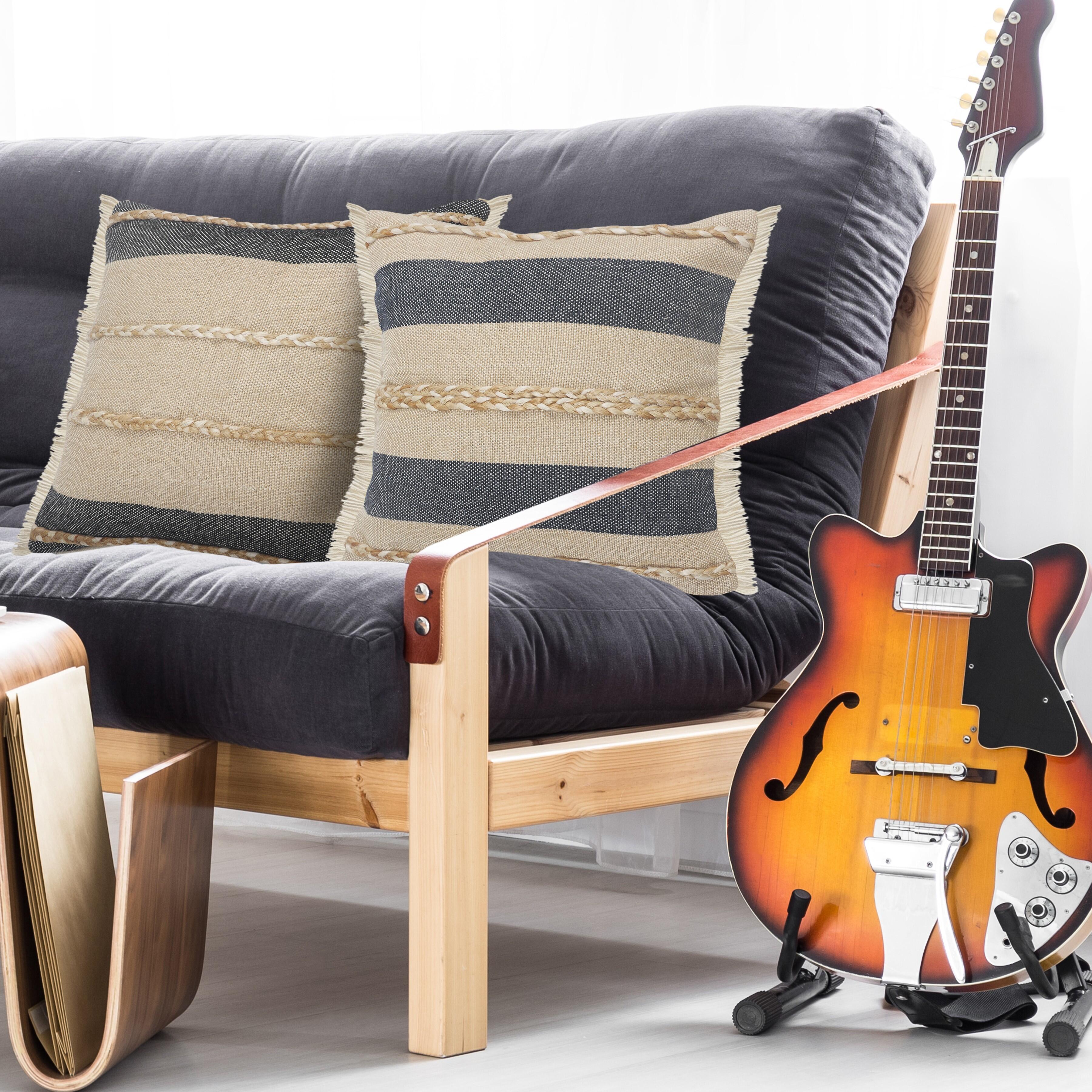 Click here for Suvii Home Camila Braided Decorative Throw Pillow... prices