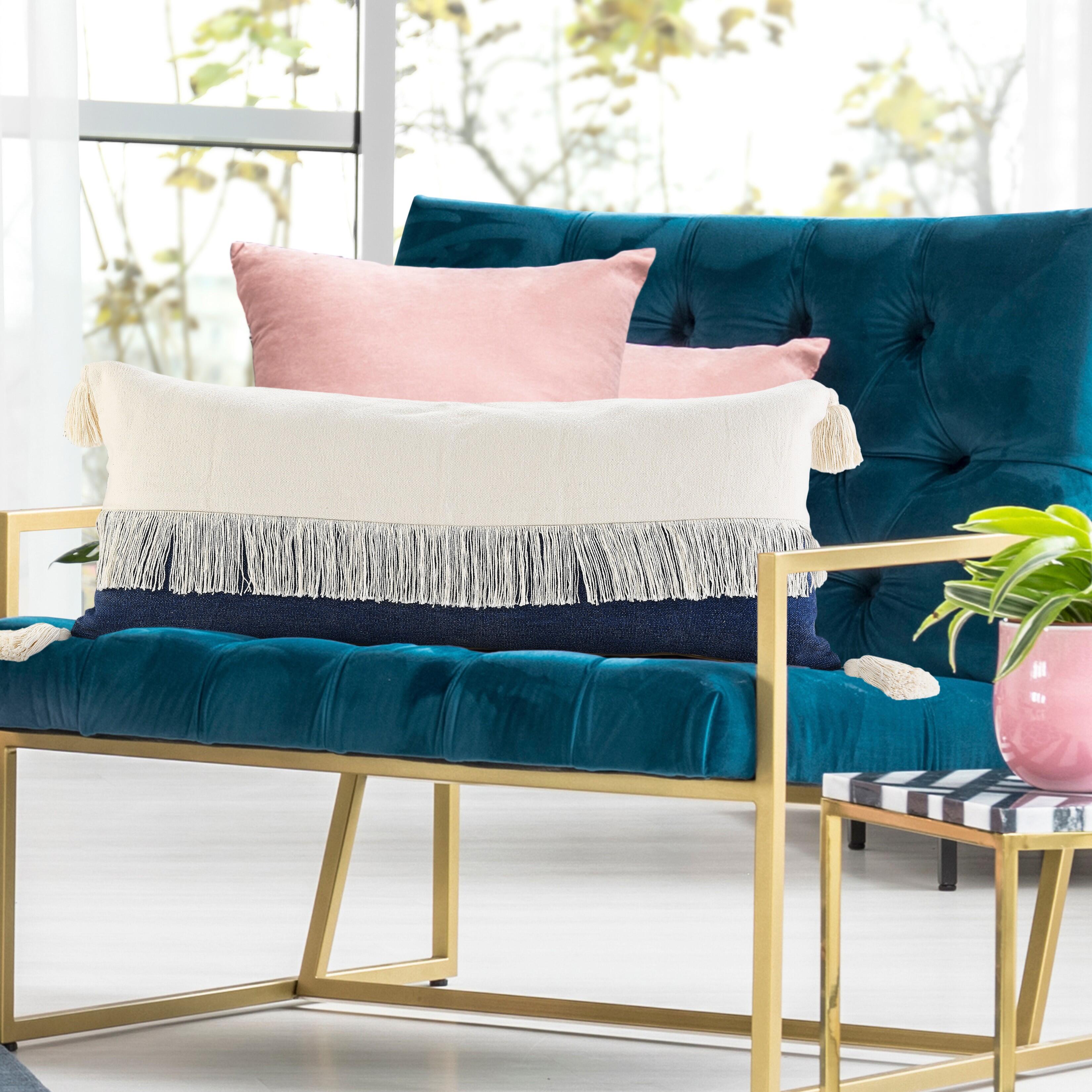 Click here for Suvii Home Clara Lumbar Decorative Throw Pillow  D... prices