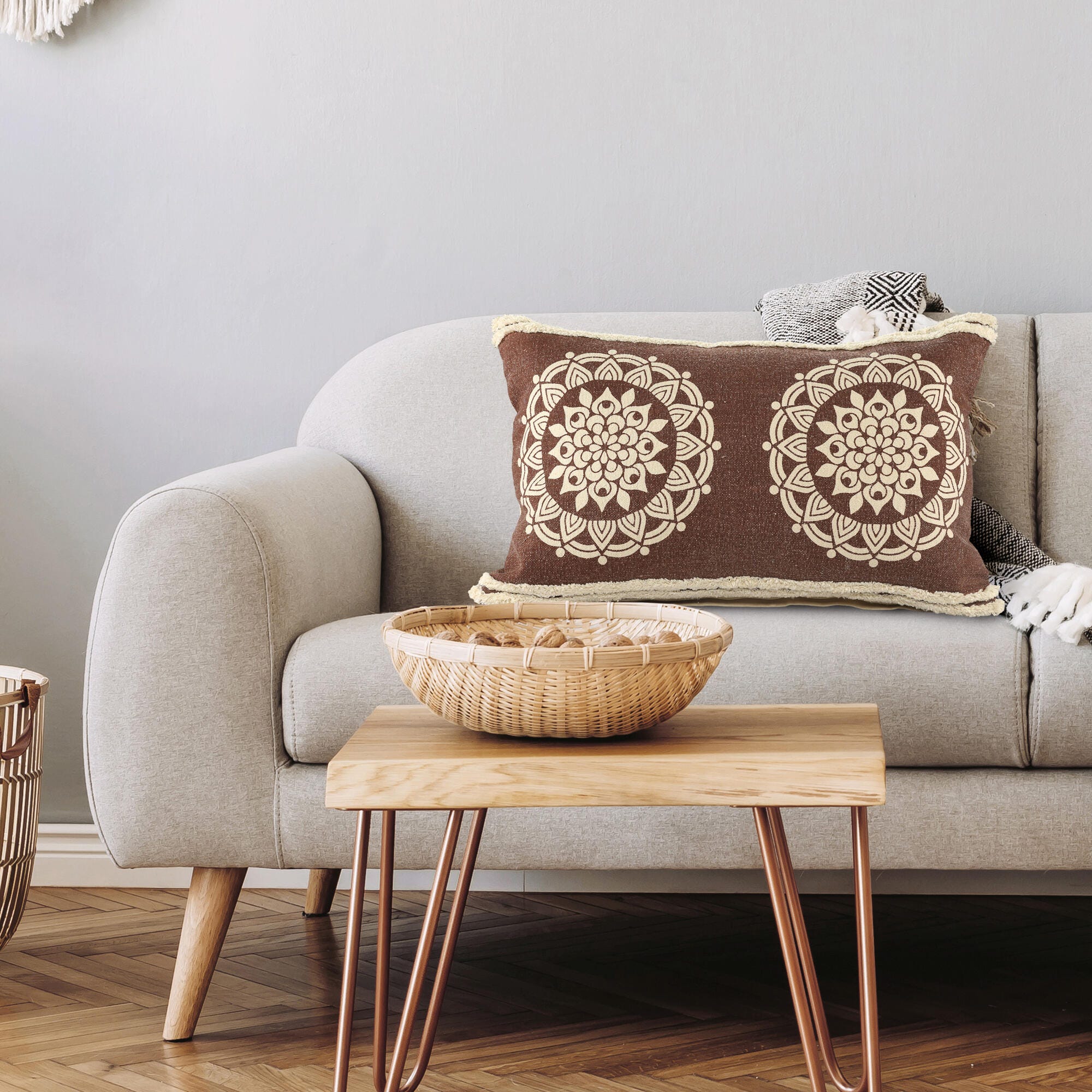 Click here for Suvii Home Madeline Floral Lumbar Decorative Throw... prices