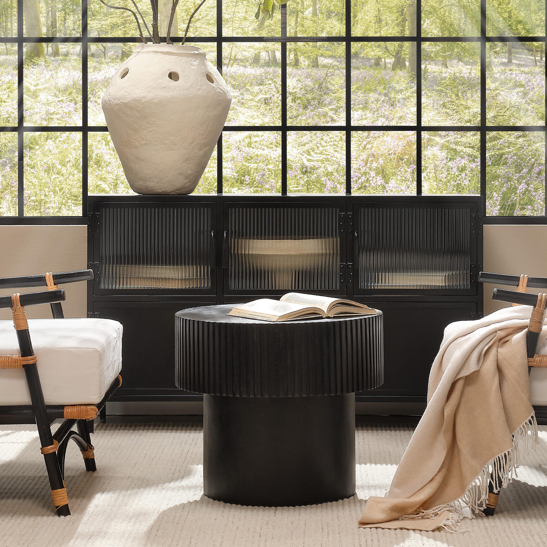 Click here for Relaxed Elegance Thorndale Round Wood Side Table... prices