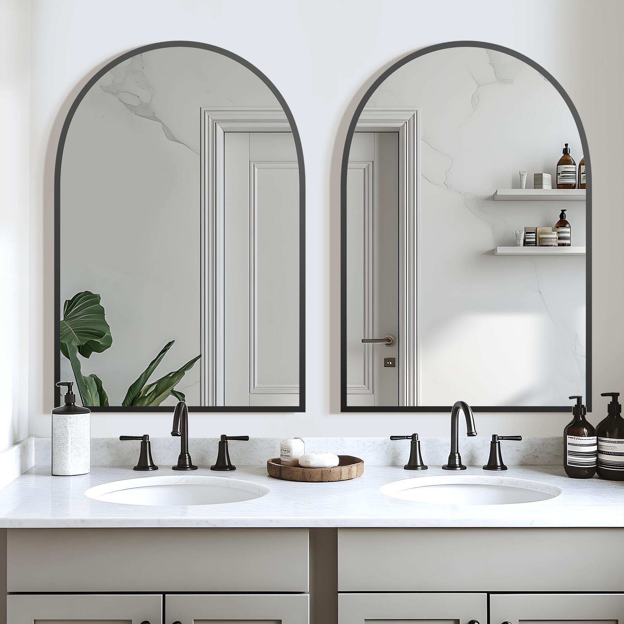 Click here for Dovelina Feronia Wall Mirror (Set of 2)  Black prices