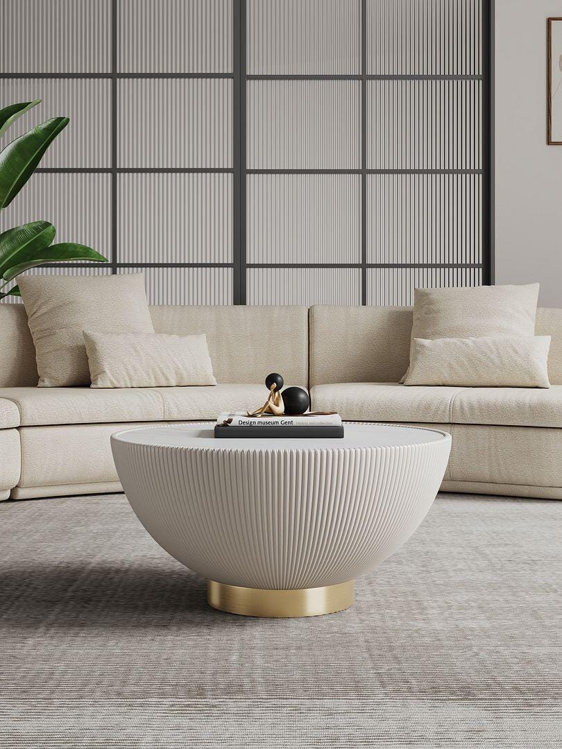 Click here for Manhattan Comfort Anderson Coffee Table  Cream prices