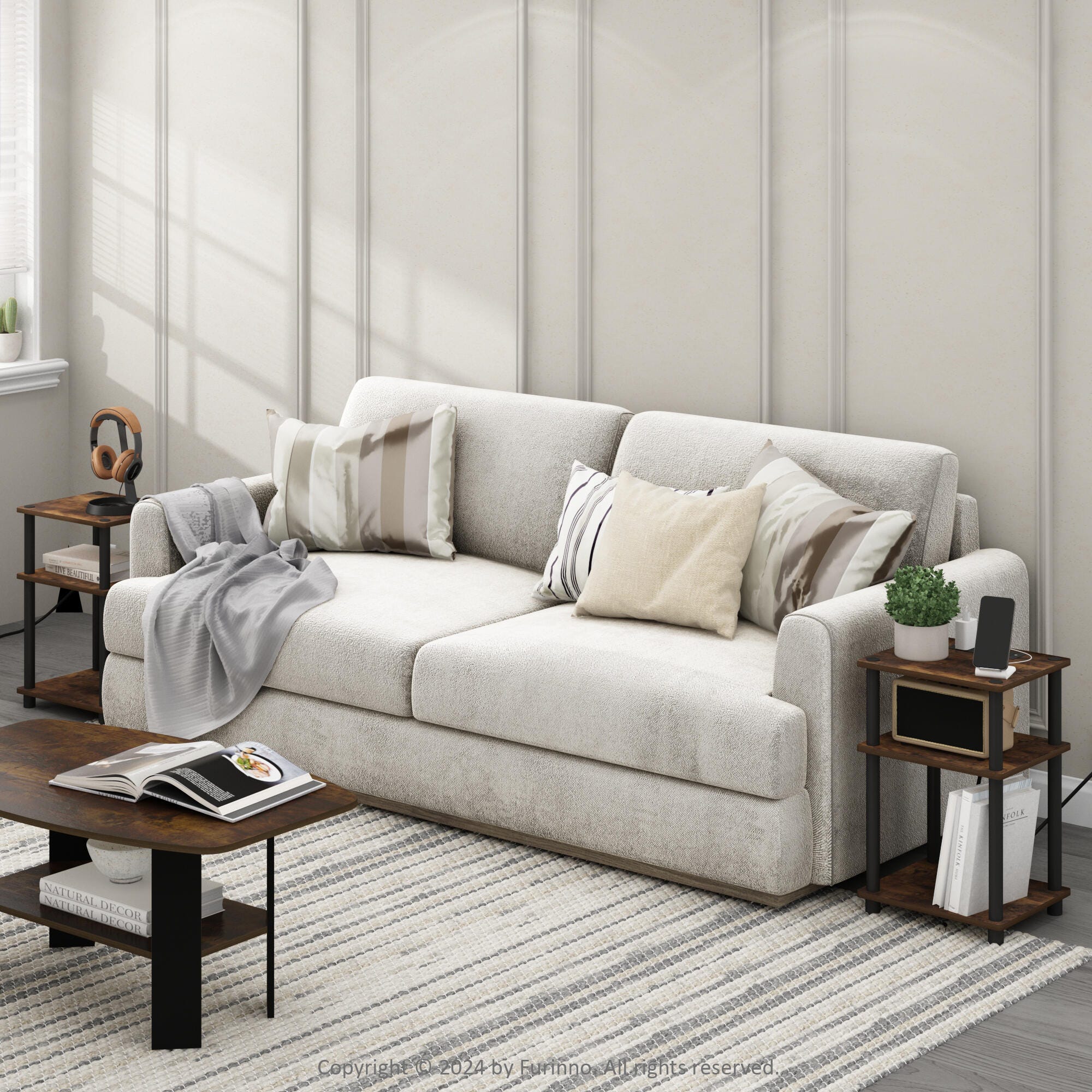 Click here for Furinno Just 3-Tier Turn-N-Tube with USB Port End... prices