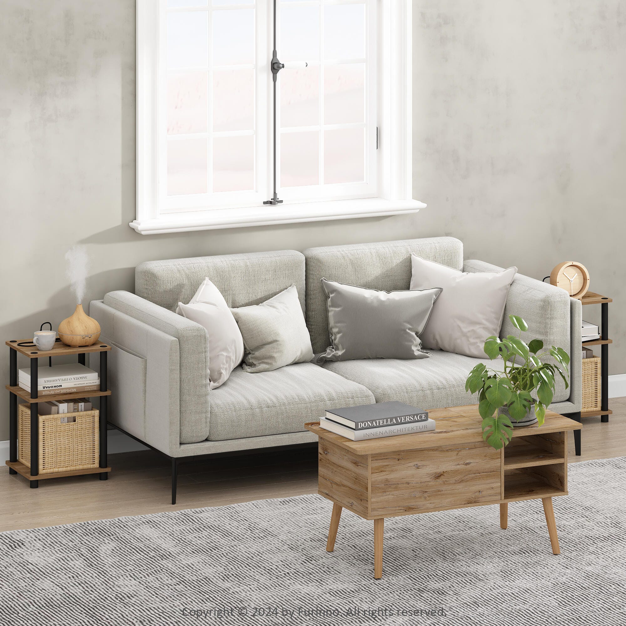 Click here for Furinno Just 3-Tier Turn-N-Tube with USB Port End... prices