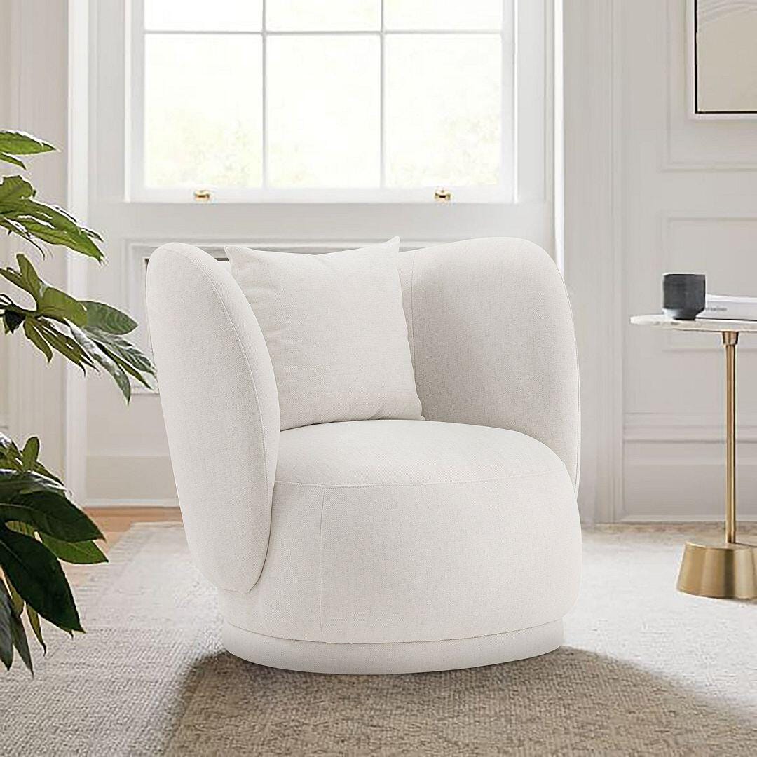 Click here for Manhattan Comfort Siri Accent Chair  Cream prices