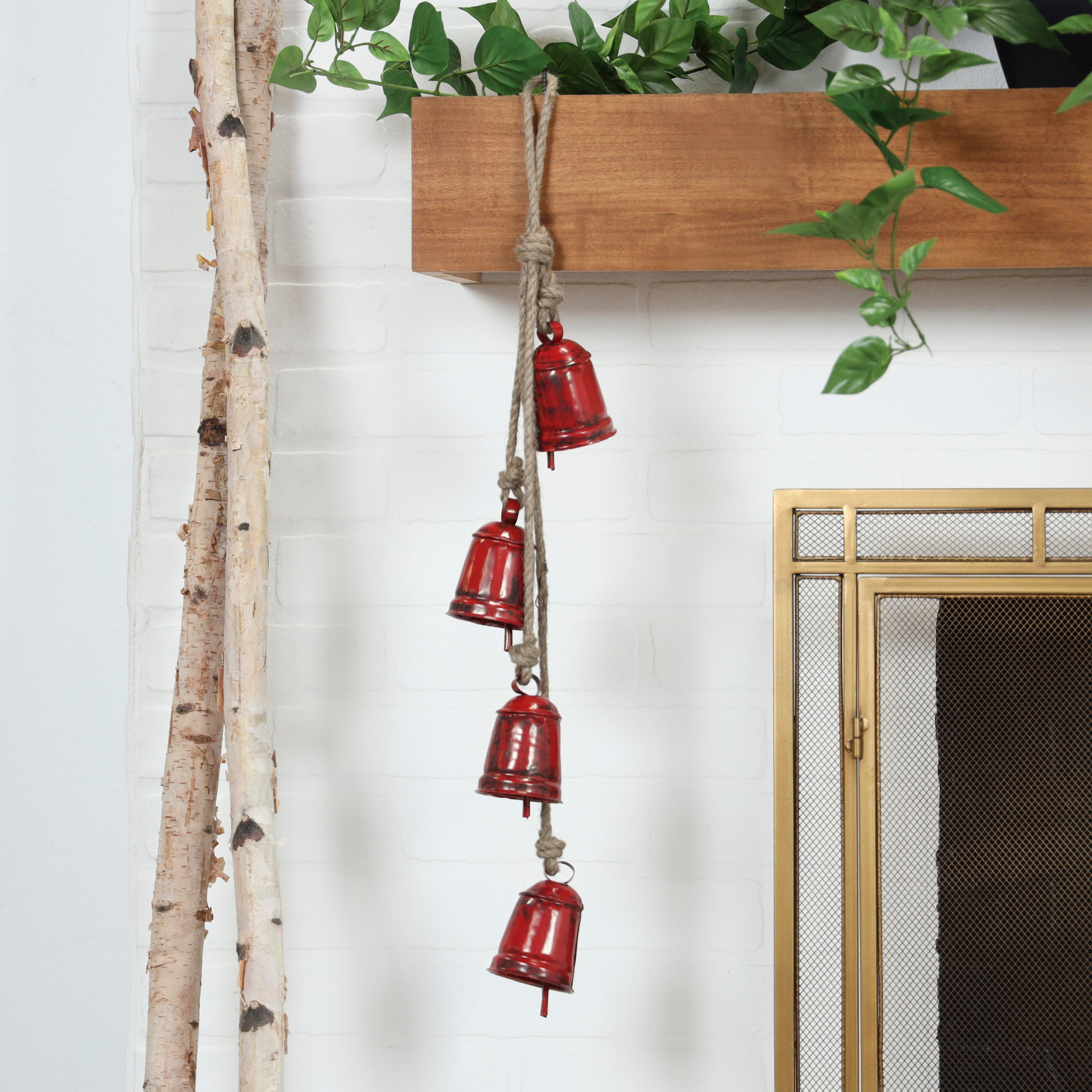 Click here for Bayberry Lane Tibetan 4 Cow Bells on Hanging Rope... prices