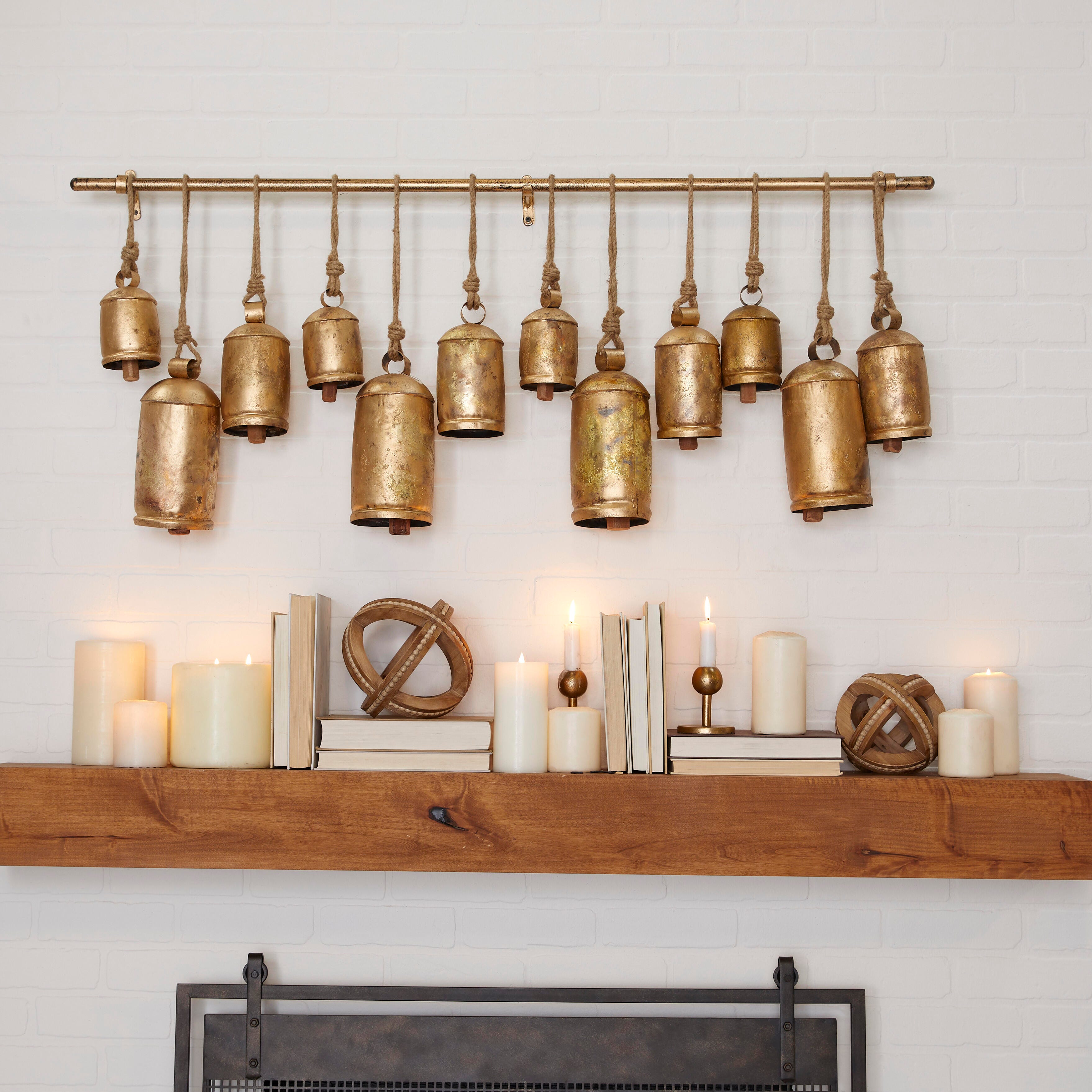 Click here for Bayberry Lane Cow Bells with 12 Bells and Rod  Gol... prices