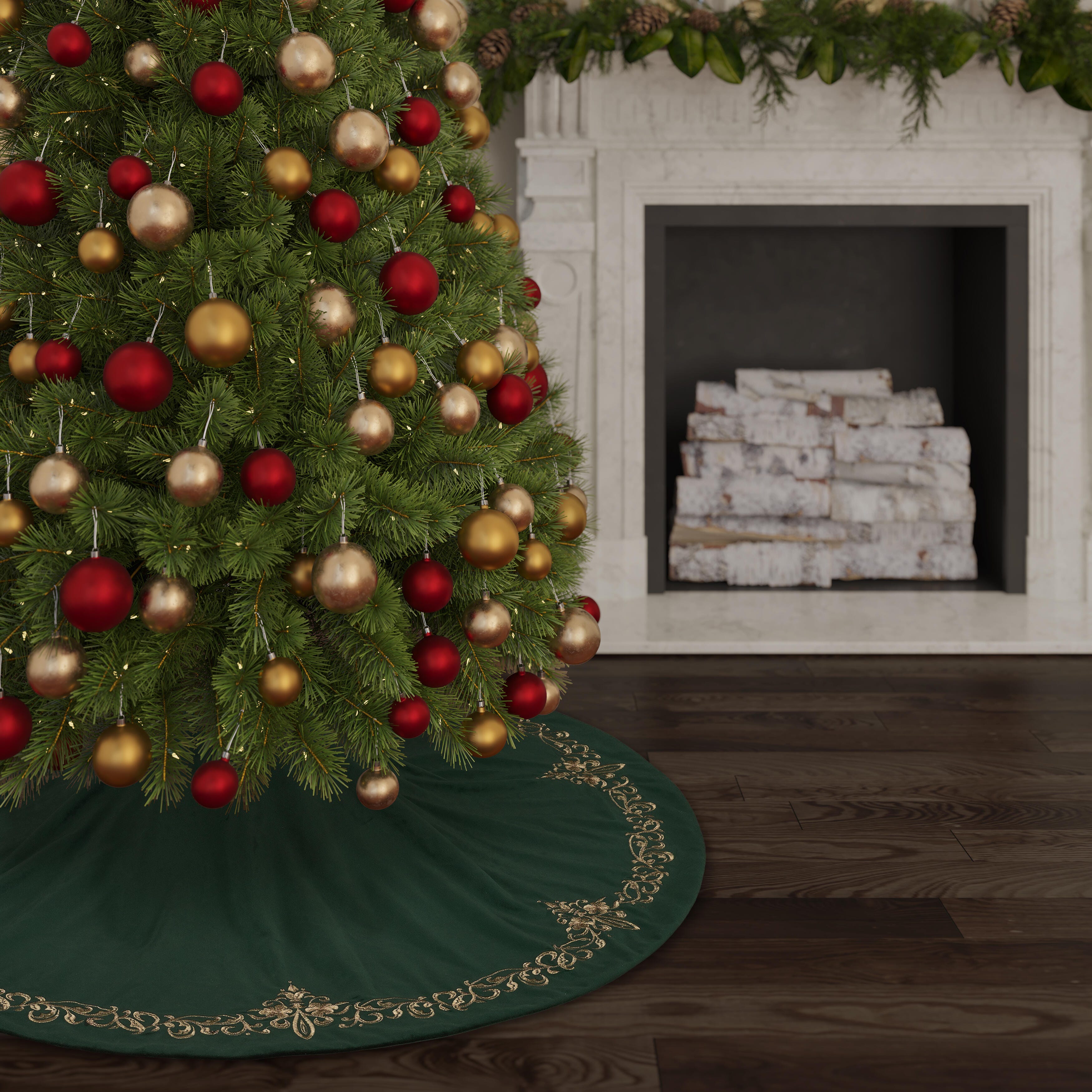 Click here for J. Queen New York Noelle Tree Skirt Christmas Tree... prices