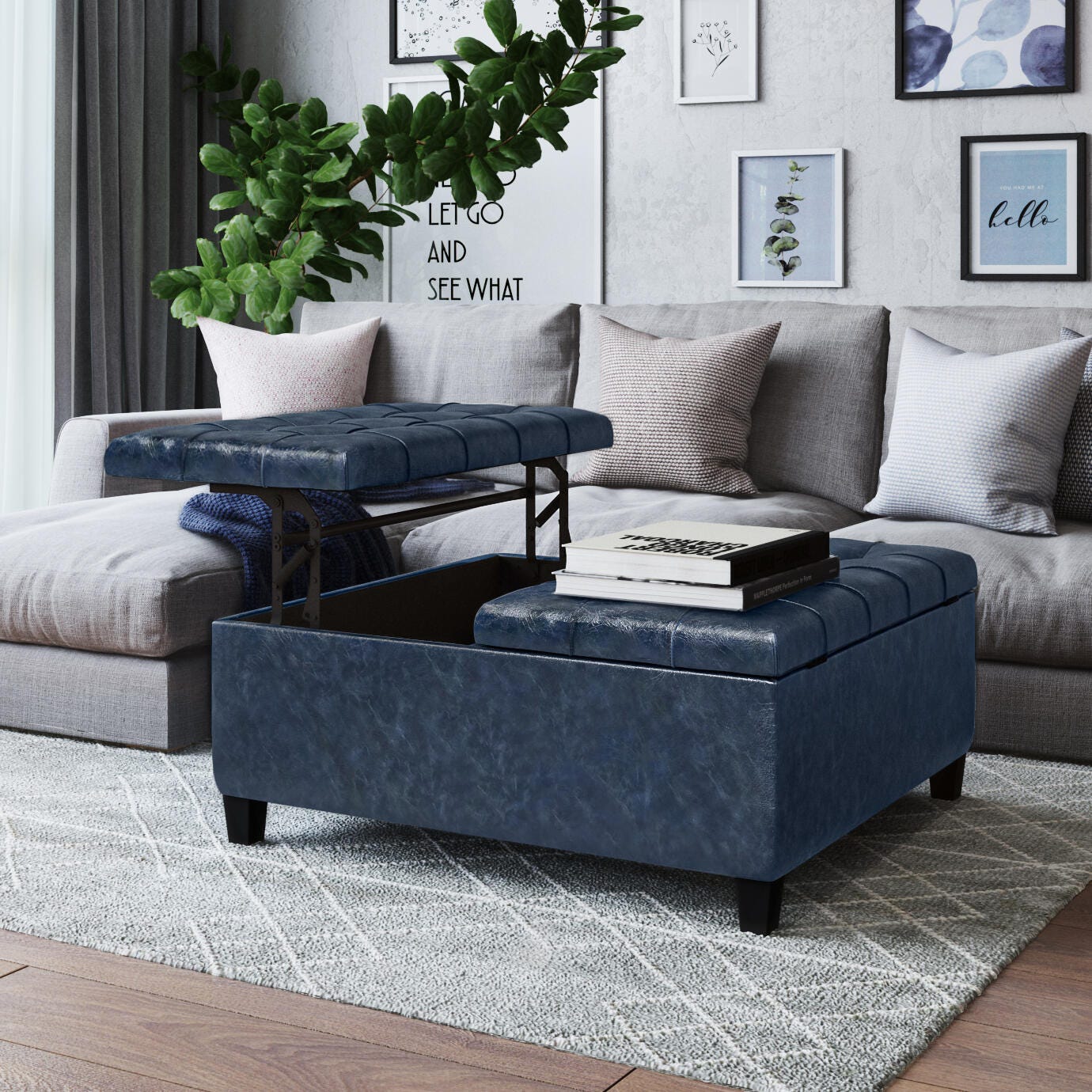 Click here for Harrison Square Coffee Table Ottoman with Storage... prices