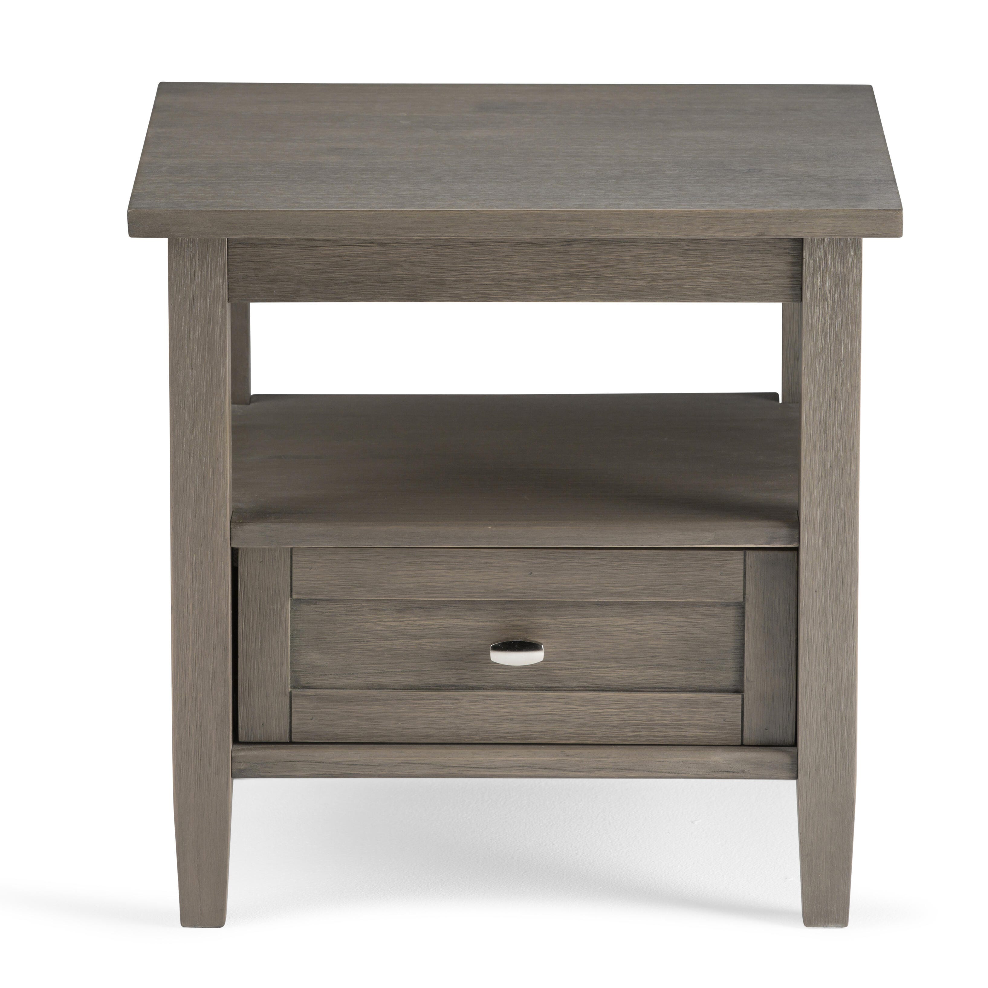Simpli Home Warm Shaker End Table | Ashley