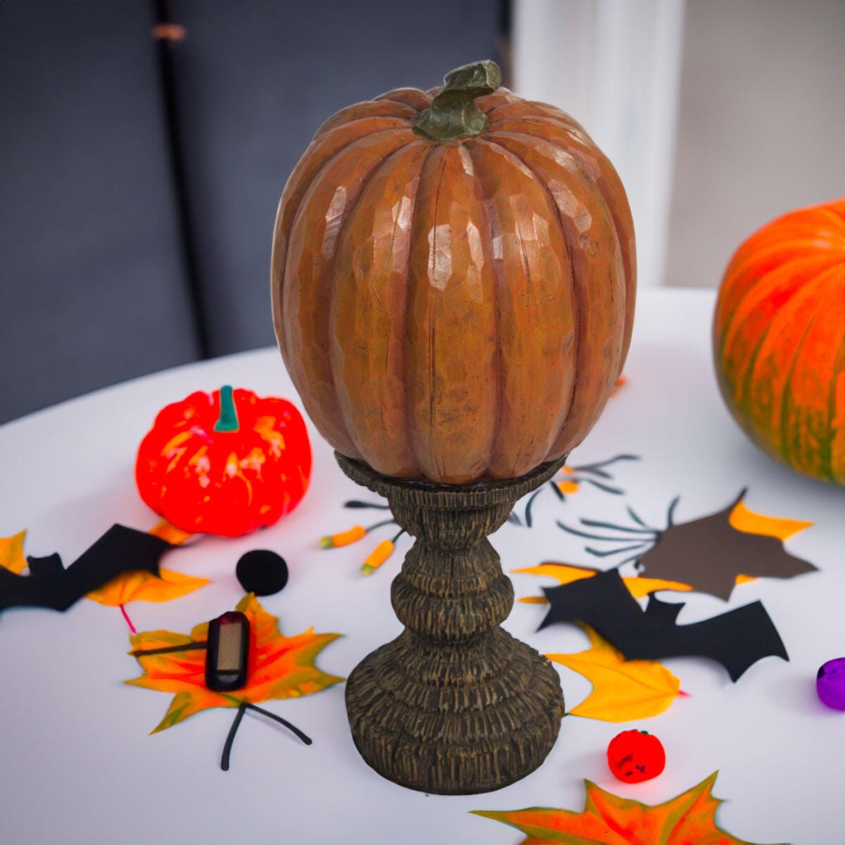 Click here for Galt International Pumpkin Pedestal  Orange prices
