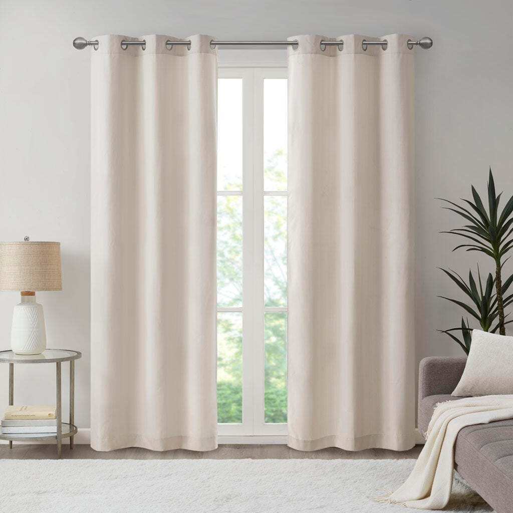 Click here for Galen Room Darkening Curtain (Set of 2)  Ivory prices