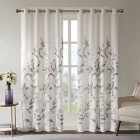 Click here for Cecily Burnout Curtain (Set of 2)  Gray prices