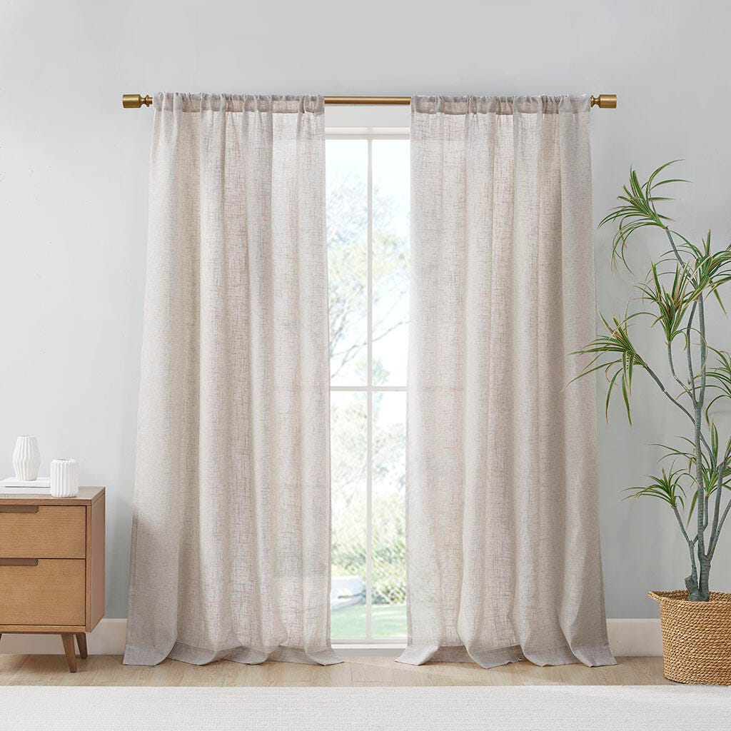 Click here for Kyler Curtain (Set of 2)  Natural prices