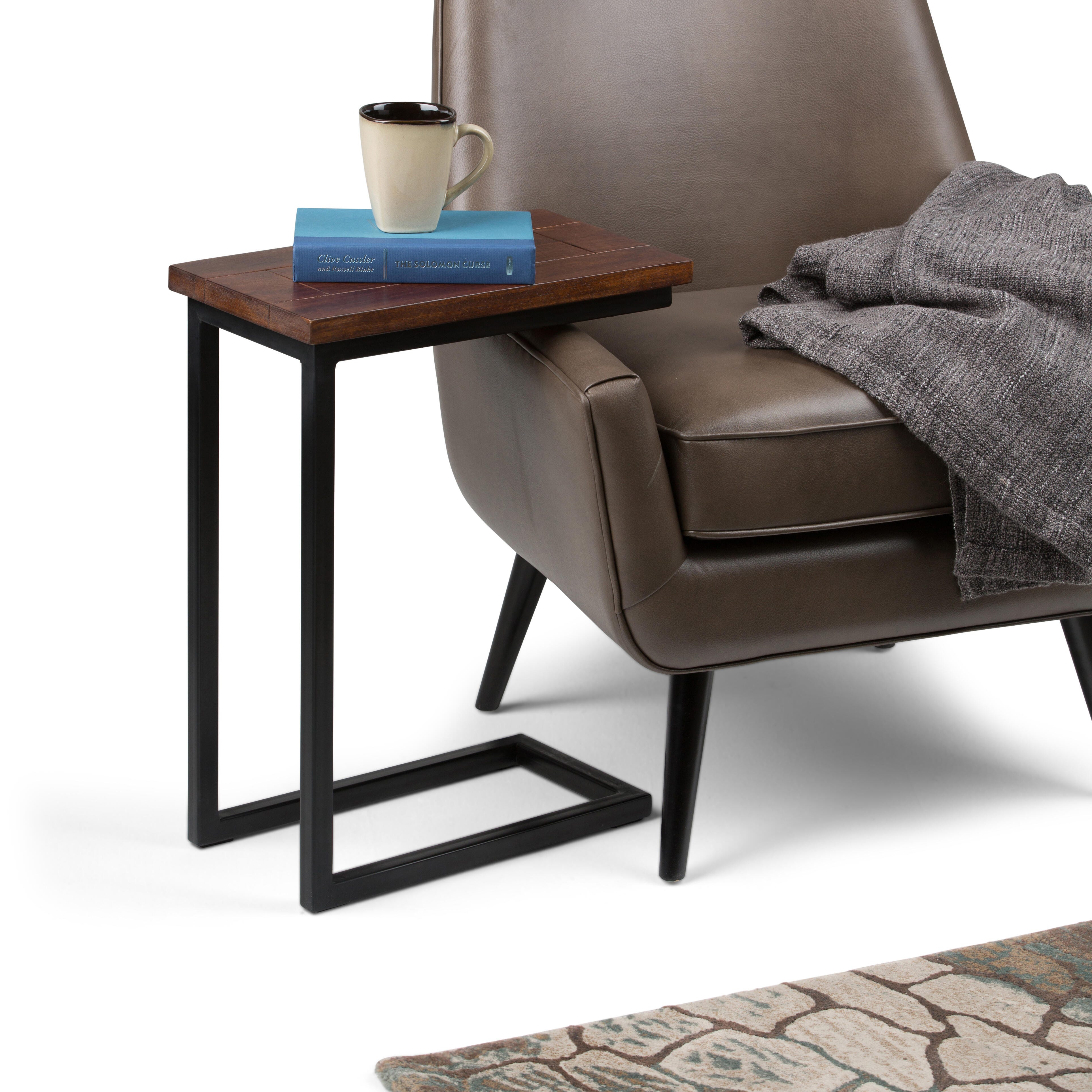 Click here for Simpli Home Skyler C Side Table  Dark Cognac Brown prices