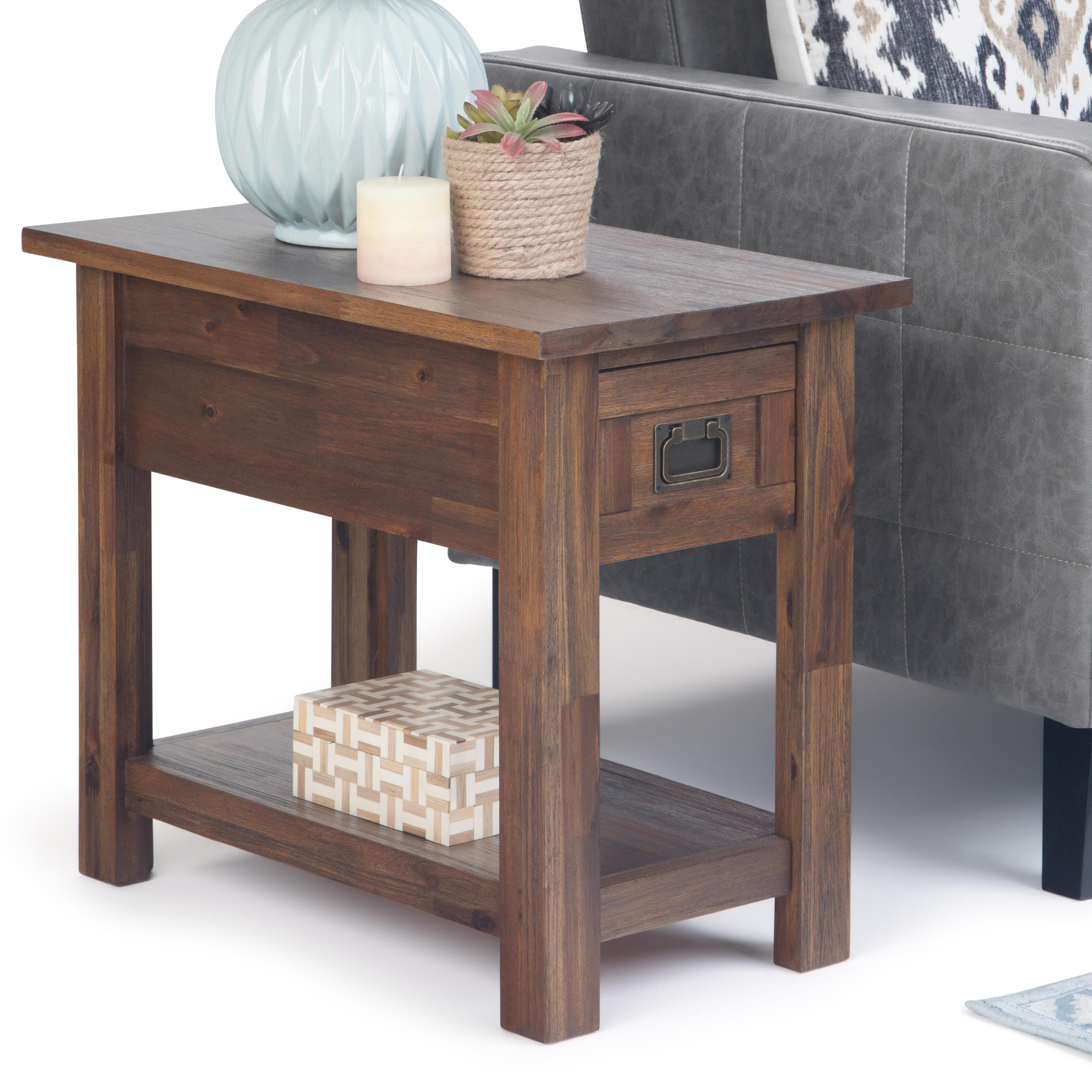 Click here for Simpli Home Monroe Narrow Accent Side Table  Distr... prices