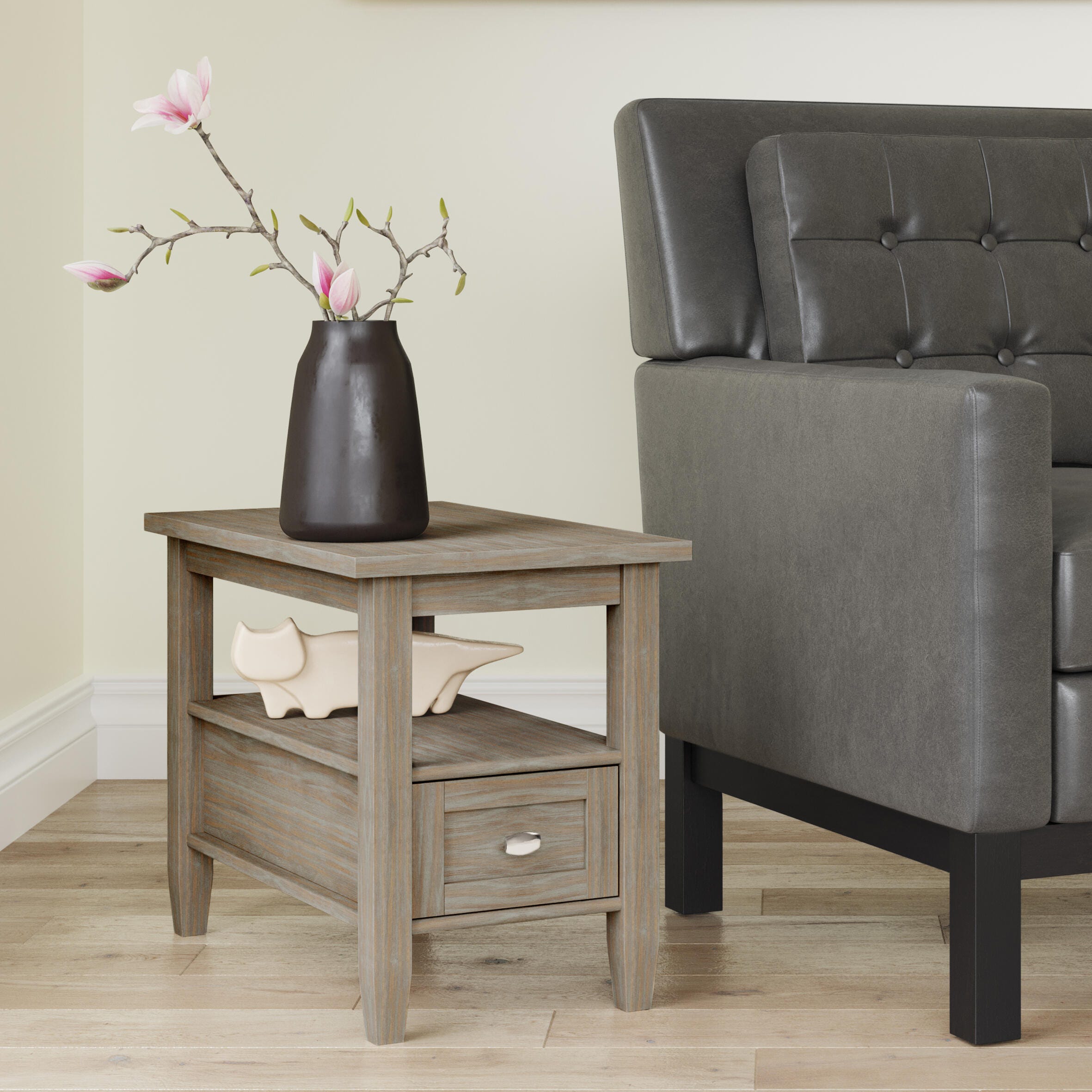 Click here for Simpli Home Warm Shaker Narrow Accent Side Table... prices