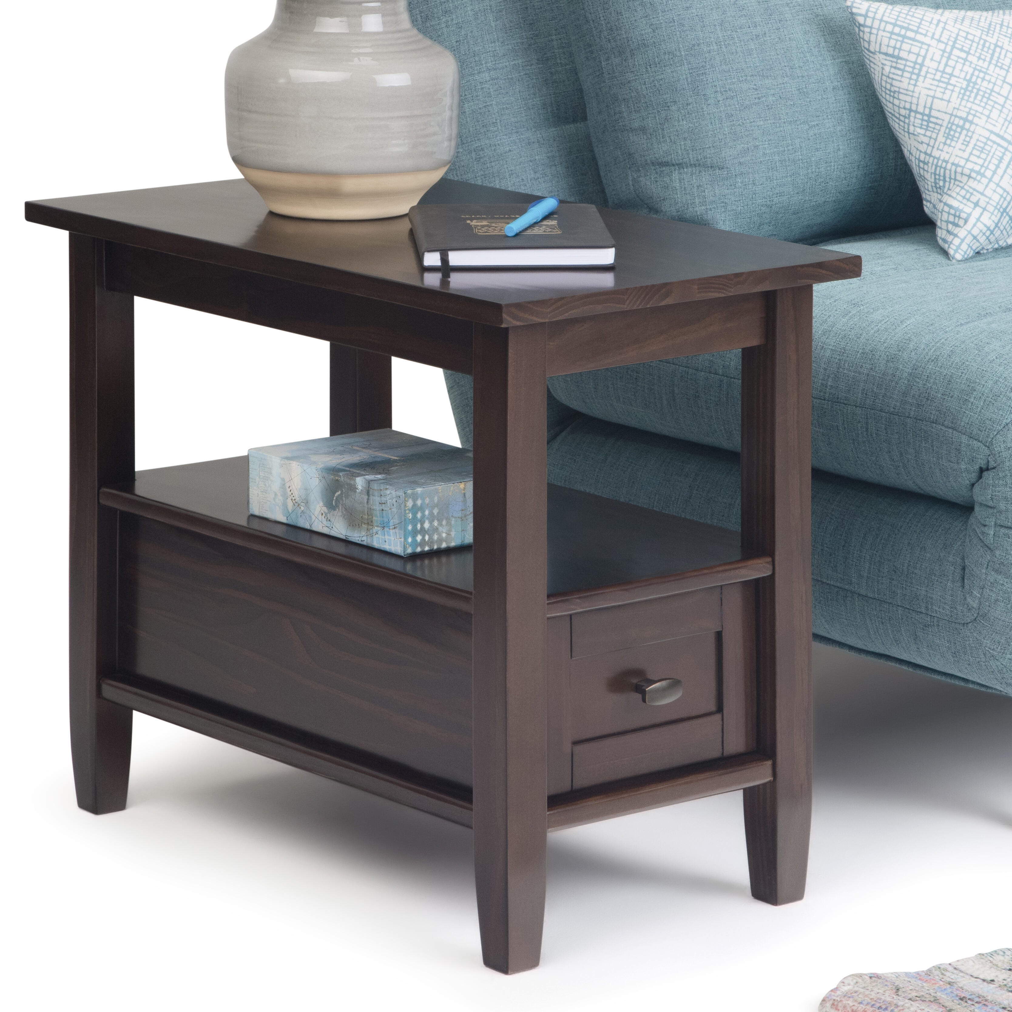 Click here for Simpli Home Warm Shaker Narrow Accent Side Table... prices