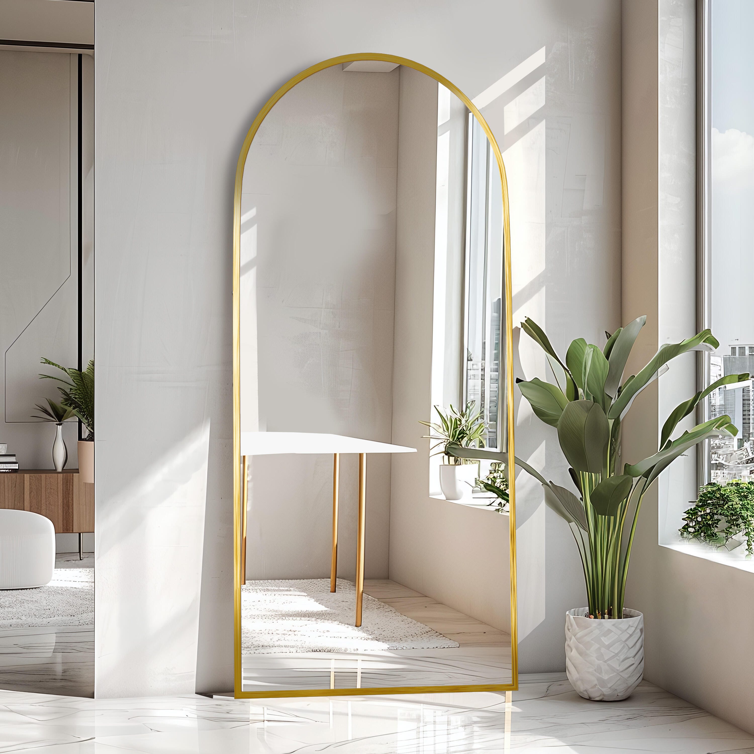 Click here for Feronia 47 Arched Bathroom Wall Mirror (Set of 2)... prices