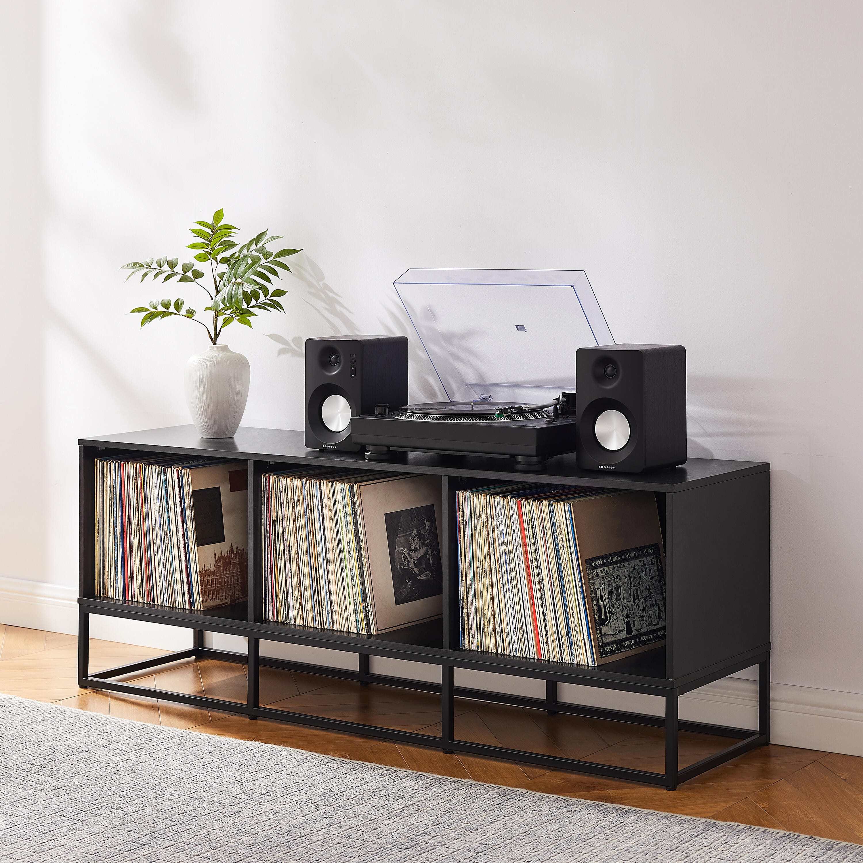 Click here for Crosley Furniture Enzo 60 Record Storage Media Con... prices