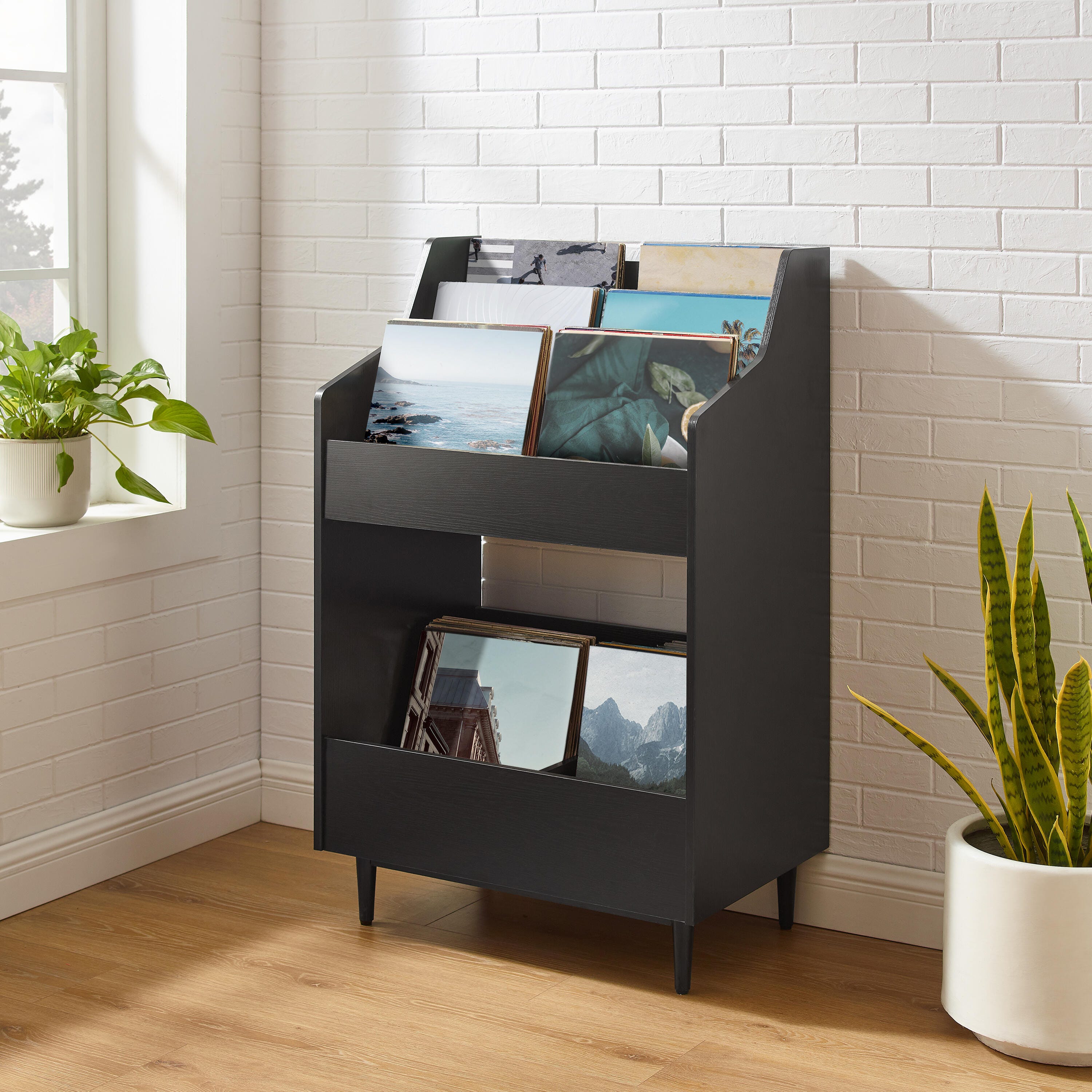 Click here for Crosley Furniture Liam Record Storage Stand  Black prices