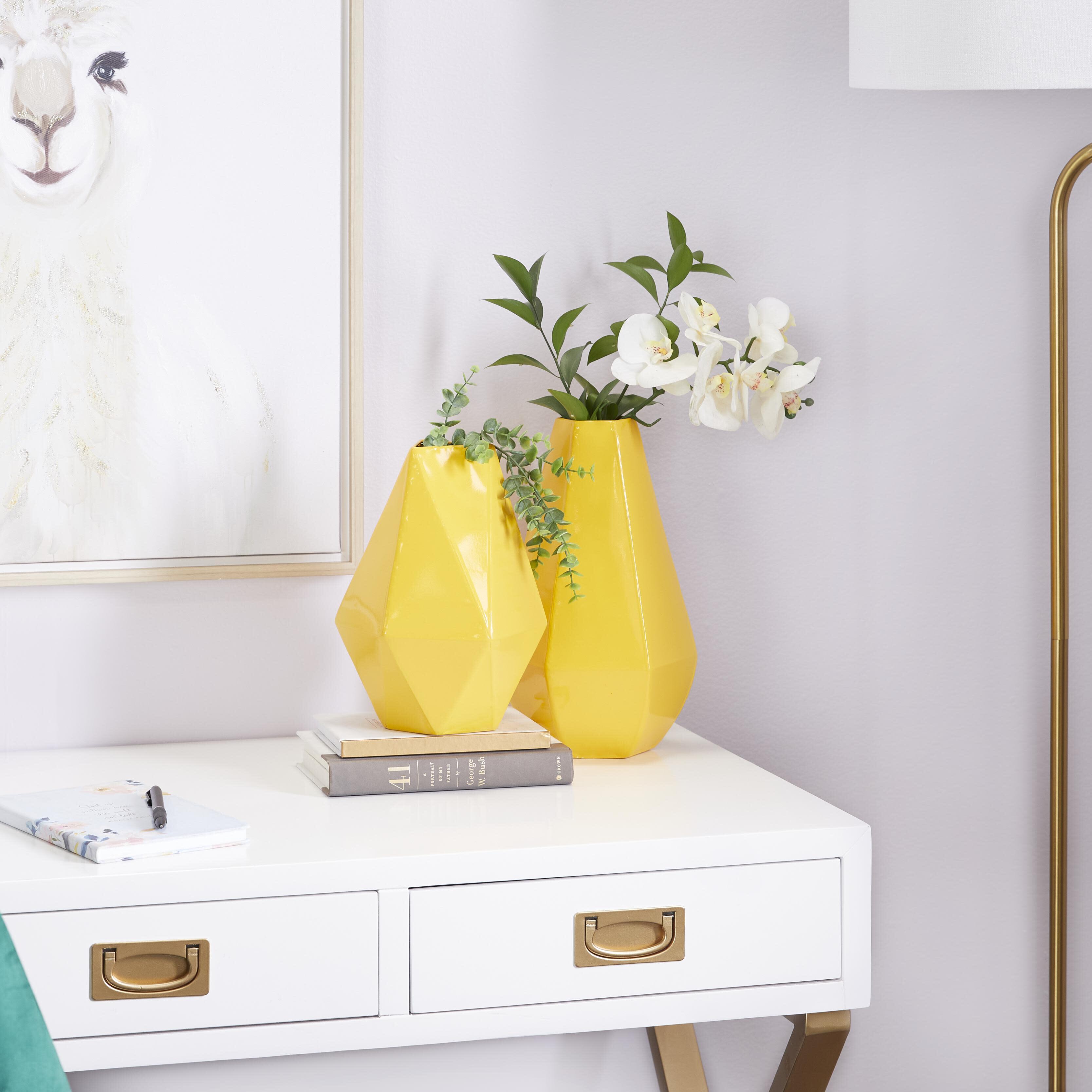 Click here for CosmoLiving by Cosmopolitan Geometric Vase (Set of... prices