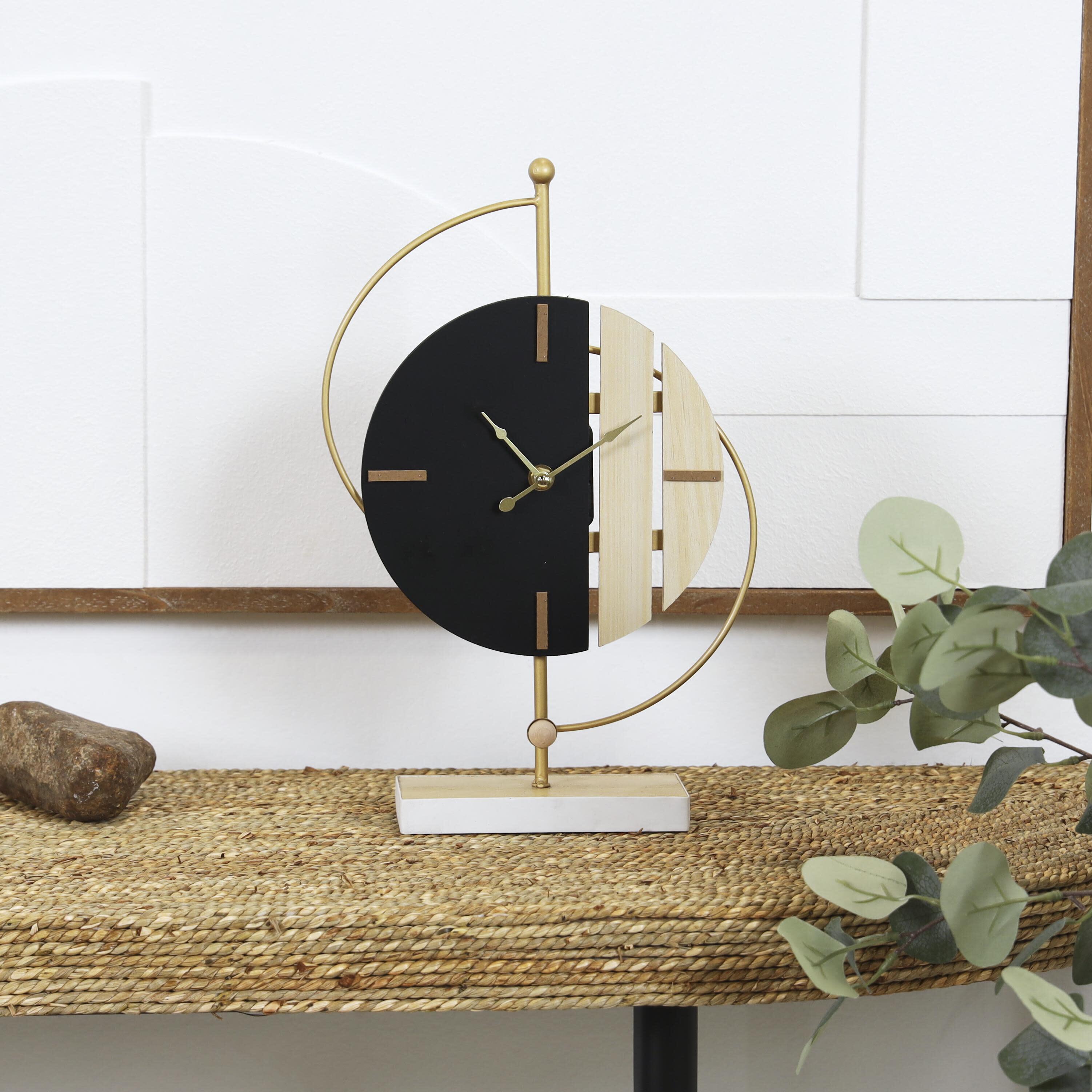 Click here for CosmoLiving by Cosmopolitan Two-Toned Clock  Black prices