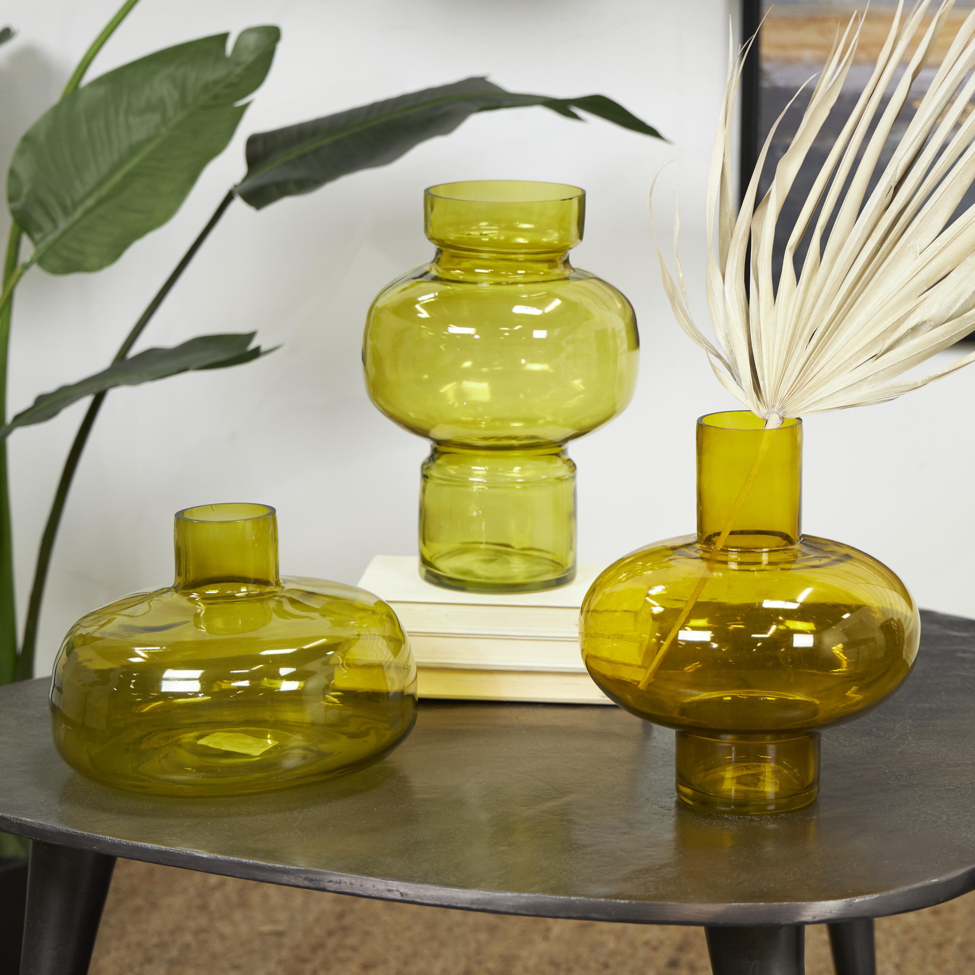 Click here for Bayberry Lane Vase (Set of 3)  Green prices