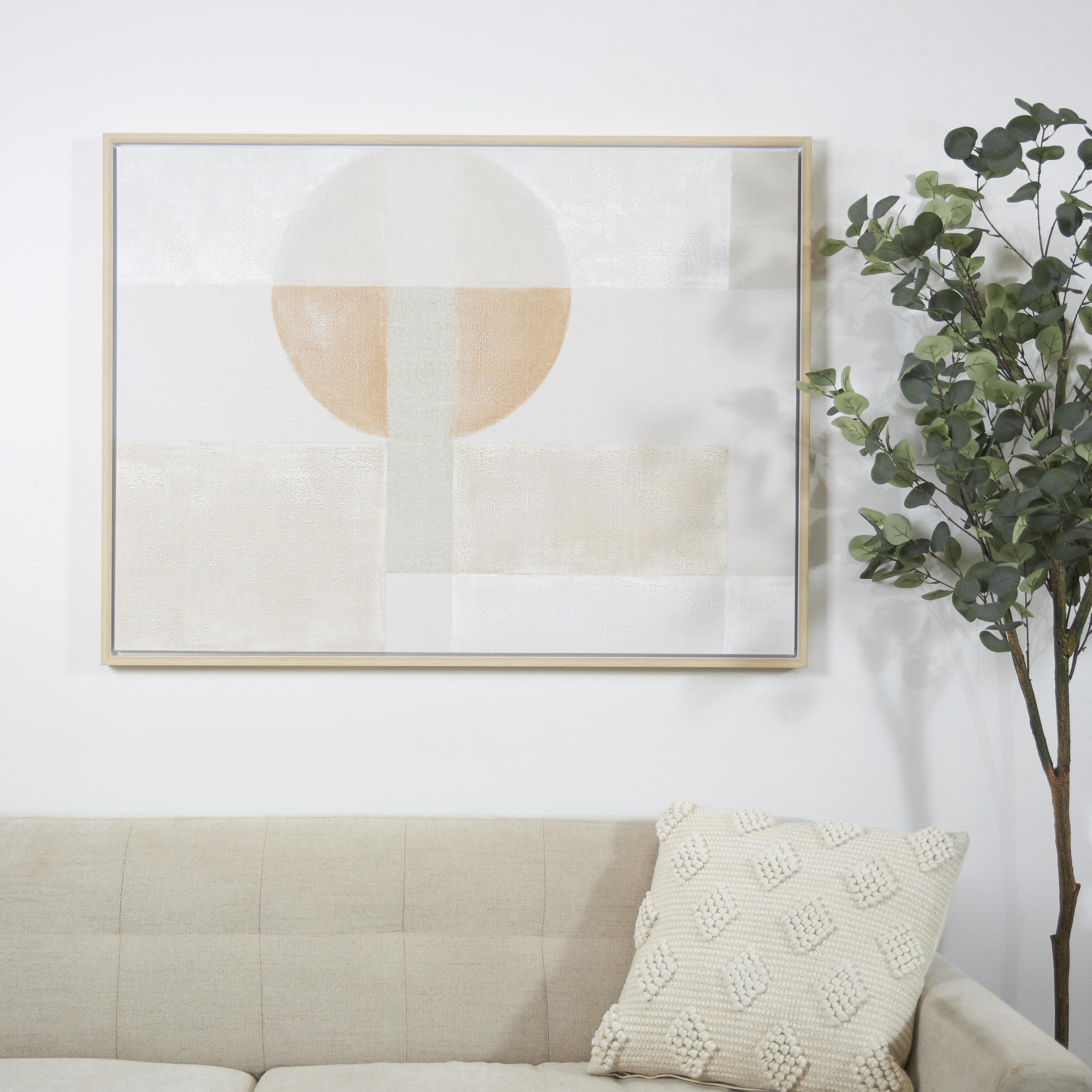 Click here for Bayberry Lane Abstract Framed Wall Art 36 x 47  Cr... prices