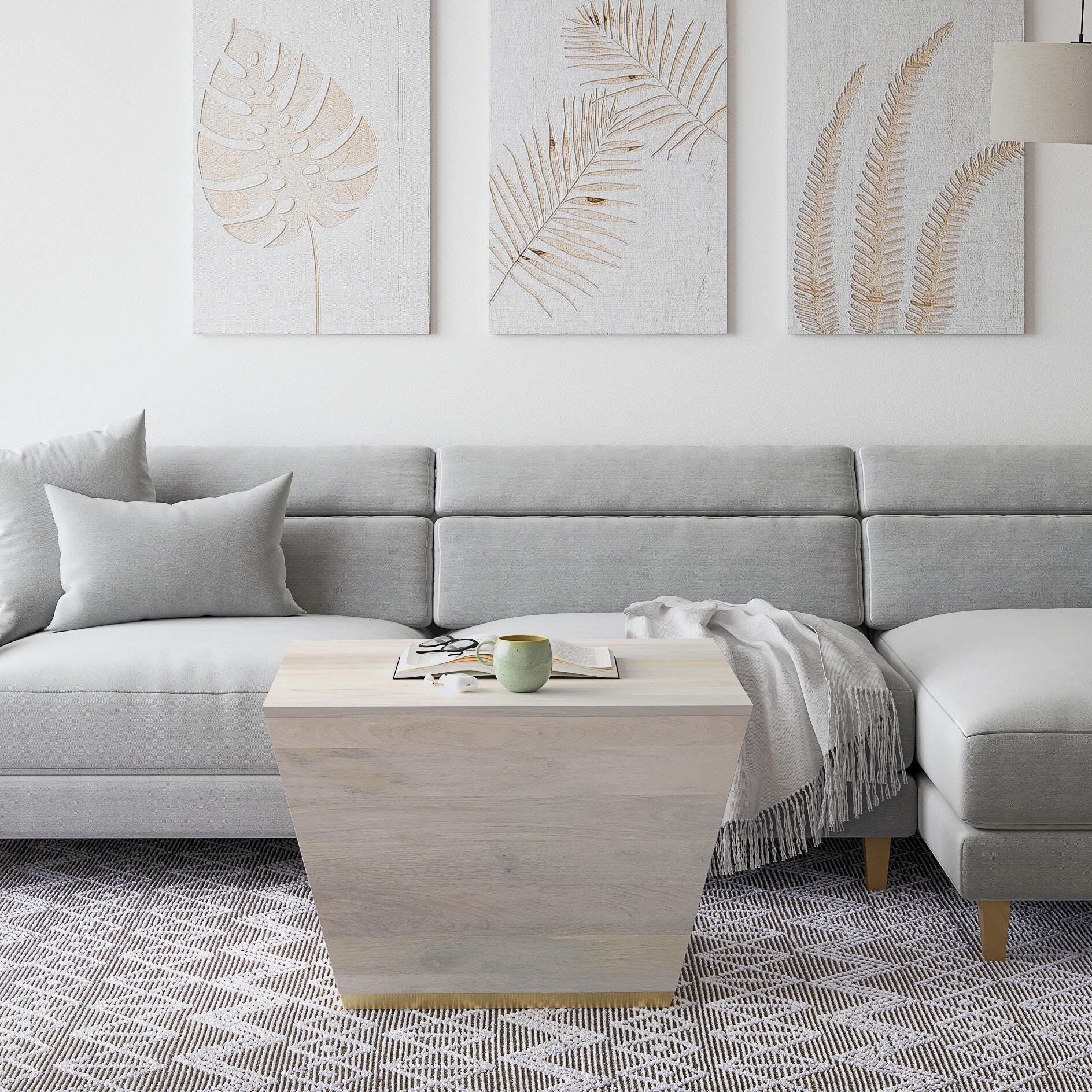 Click here for Simpli Home Abba Coffee Table  White Wash prices