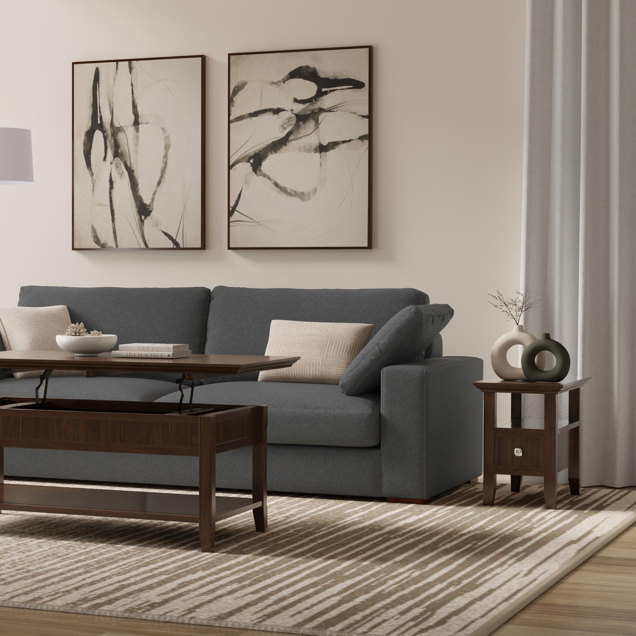 Click here for Simpli Home Acadian Narrow Side Table with Drawer... prices