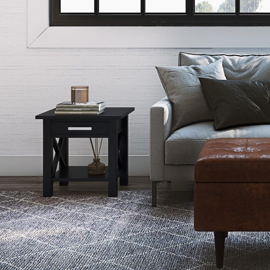 Click here for Simpli Home Kitchener End Table  Black prices