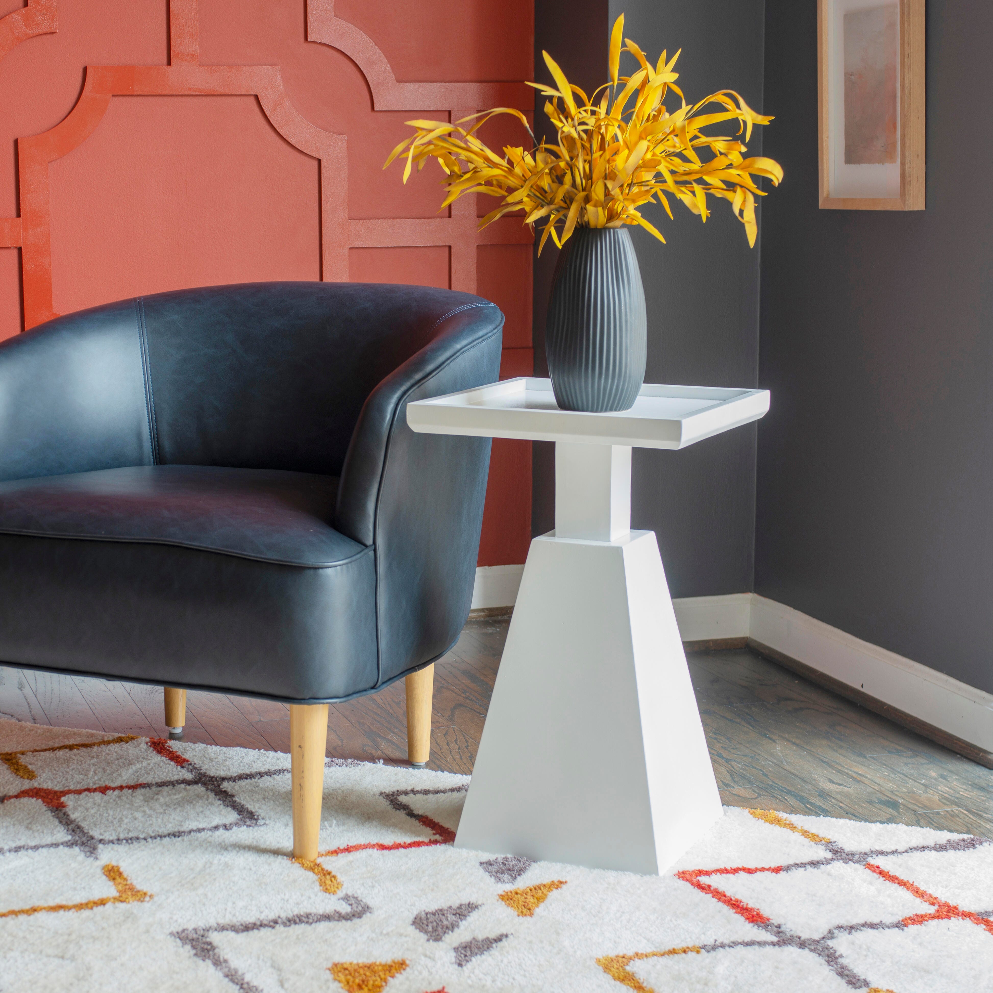 Click here for Linon Cannon Side Table  White prices