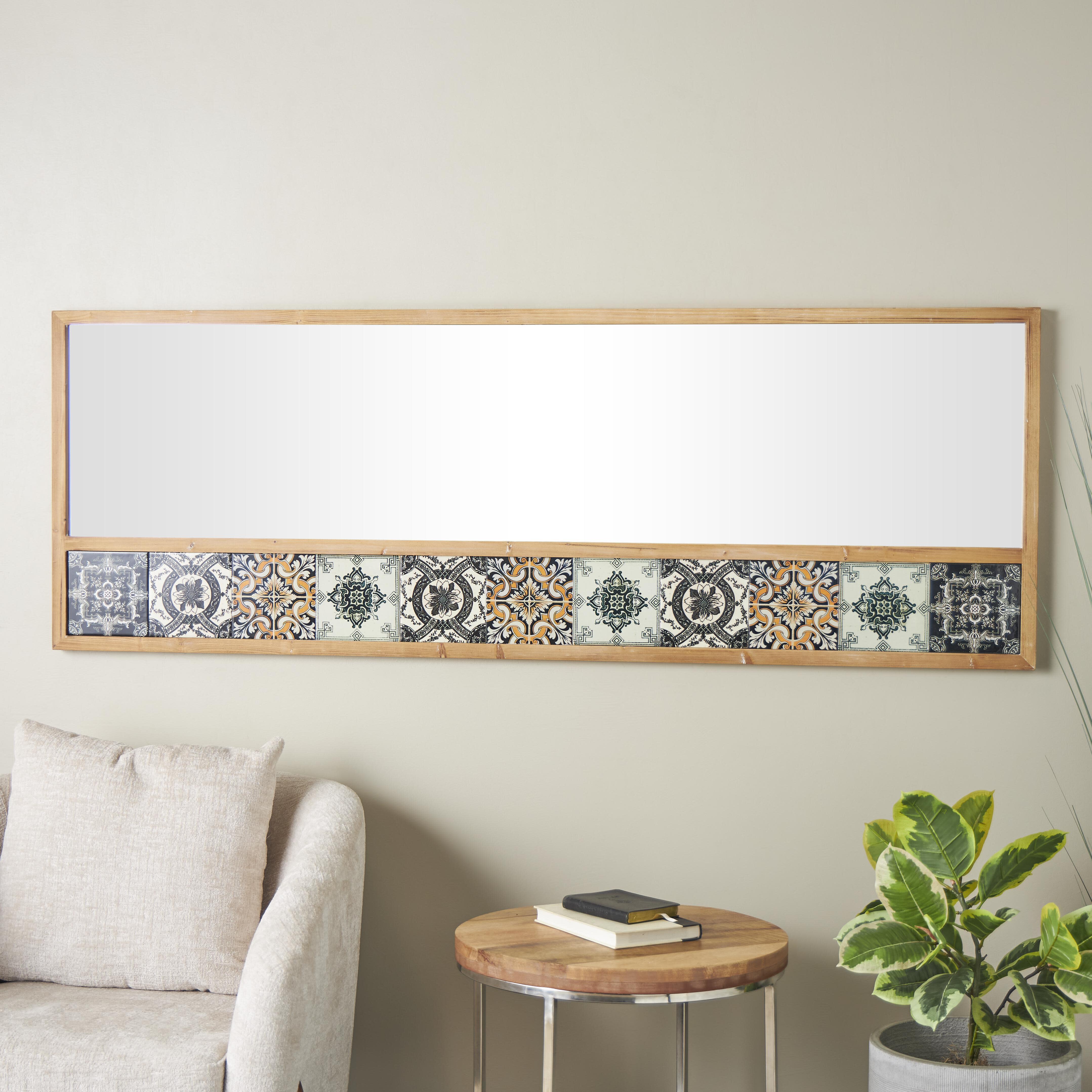 Click here for Bayberry Lane Floral Wall Mirror  Brown prices