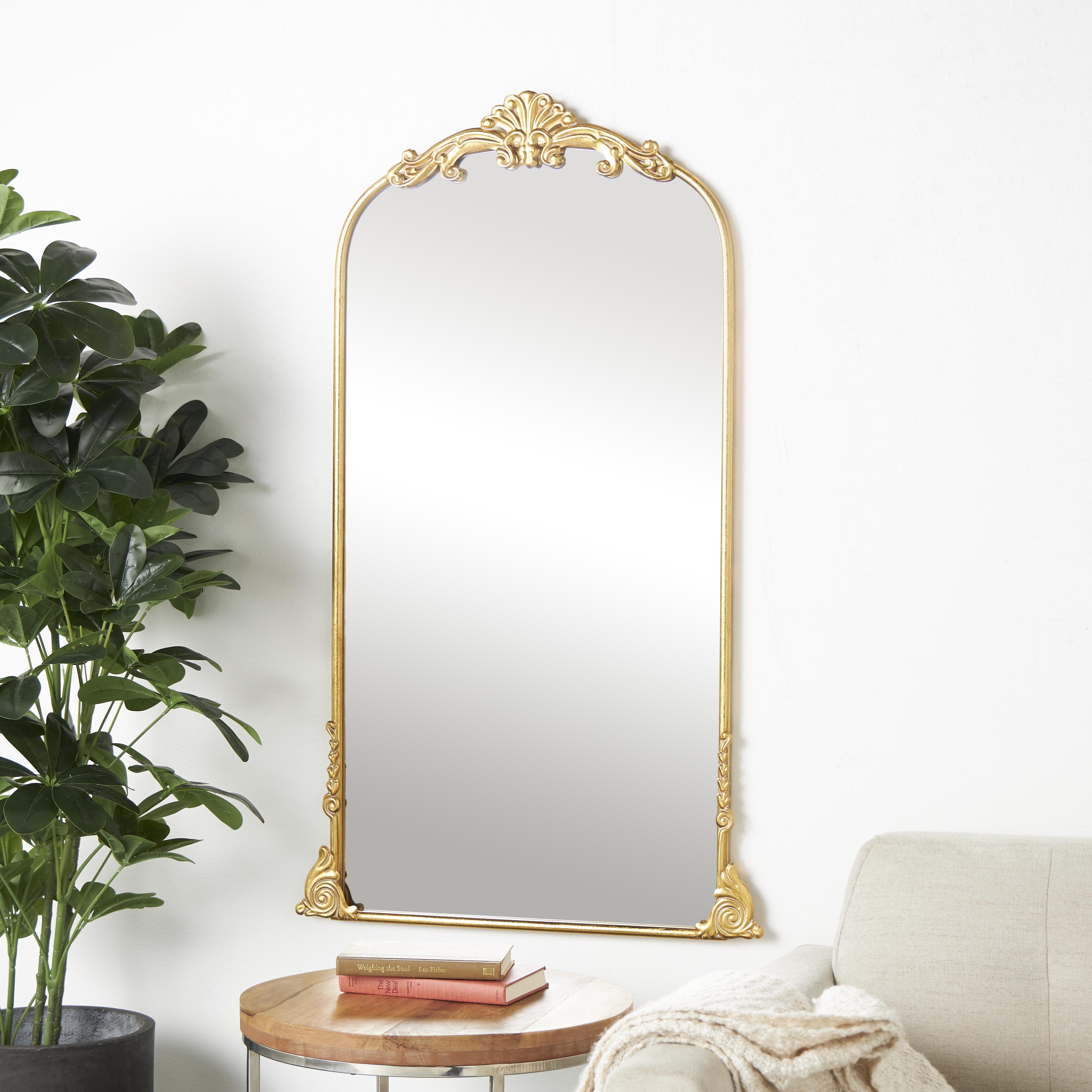 Click here for Bayberry Lane Ornate Arched Baroque Floor Mirror... prices