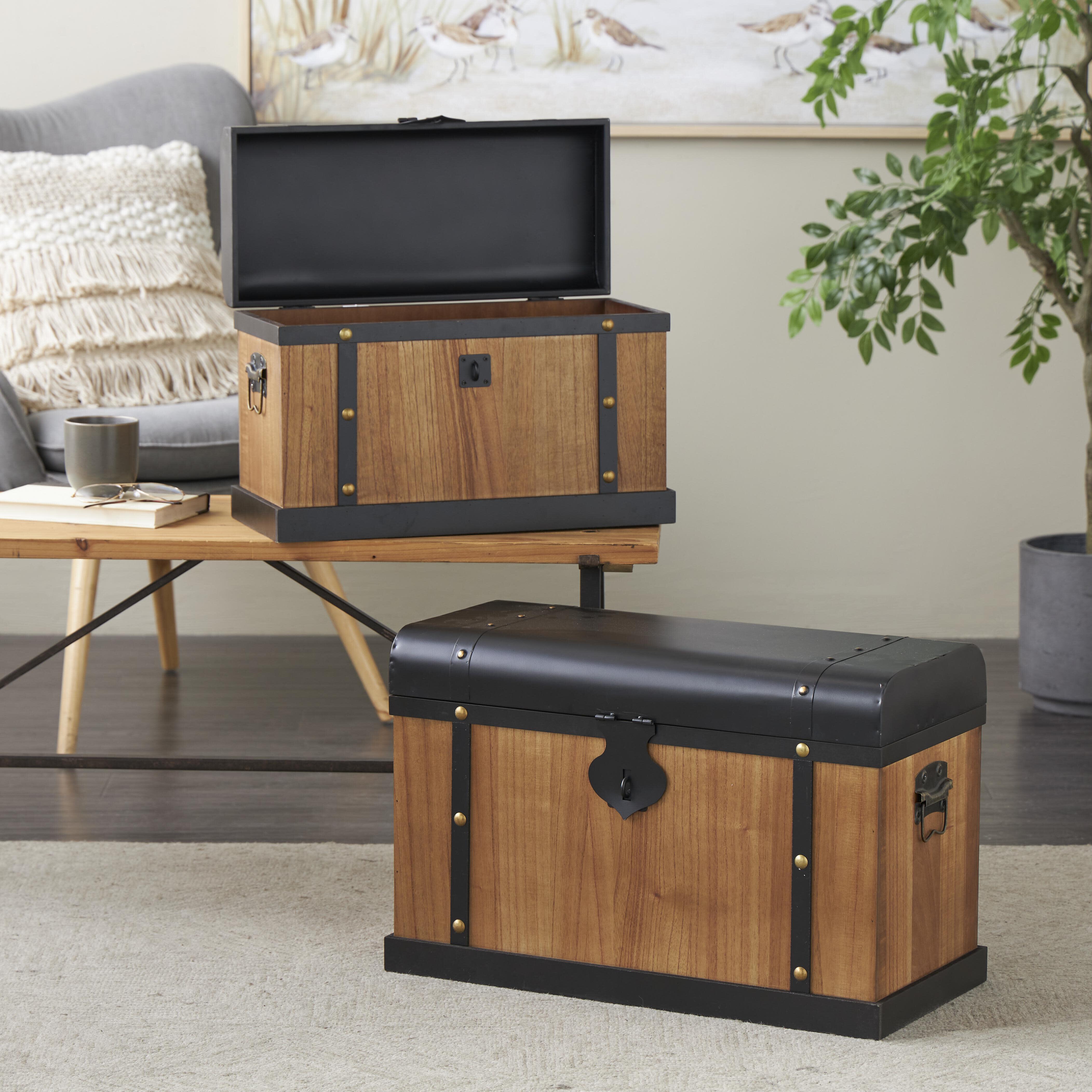 Click here for Bayberry Lane Storage Trunk with Tops (Set of 2)... prices