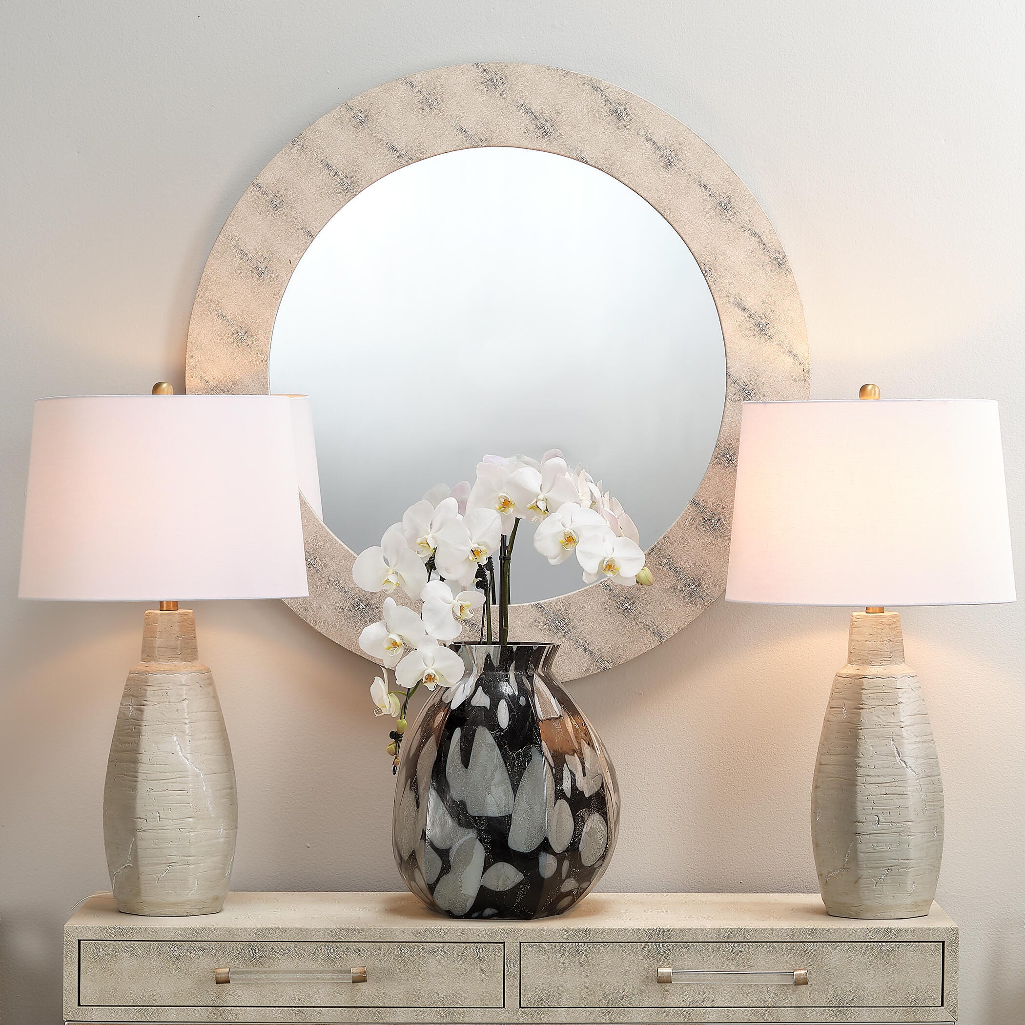 Click here for Relaxed Elegance Emery Wall Mirror  Ivory prices