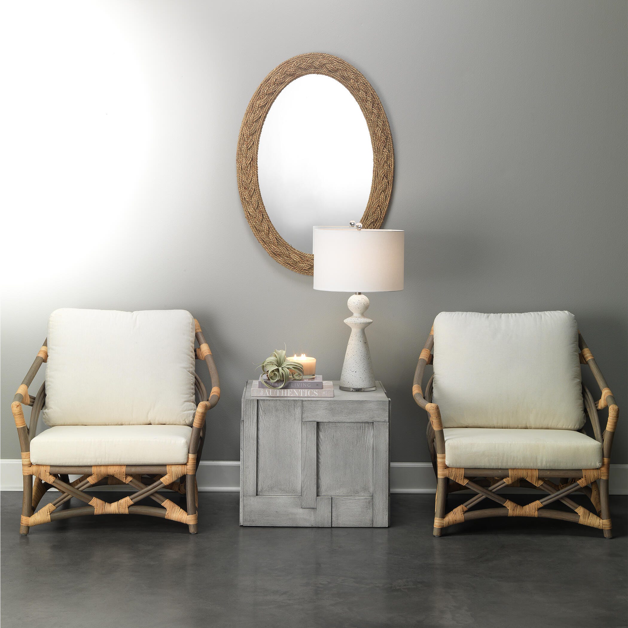 Click here for Relaxed Elegance Joise Wall Mirror  Natural prices