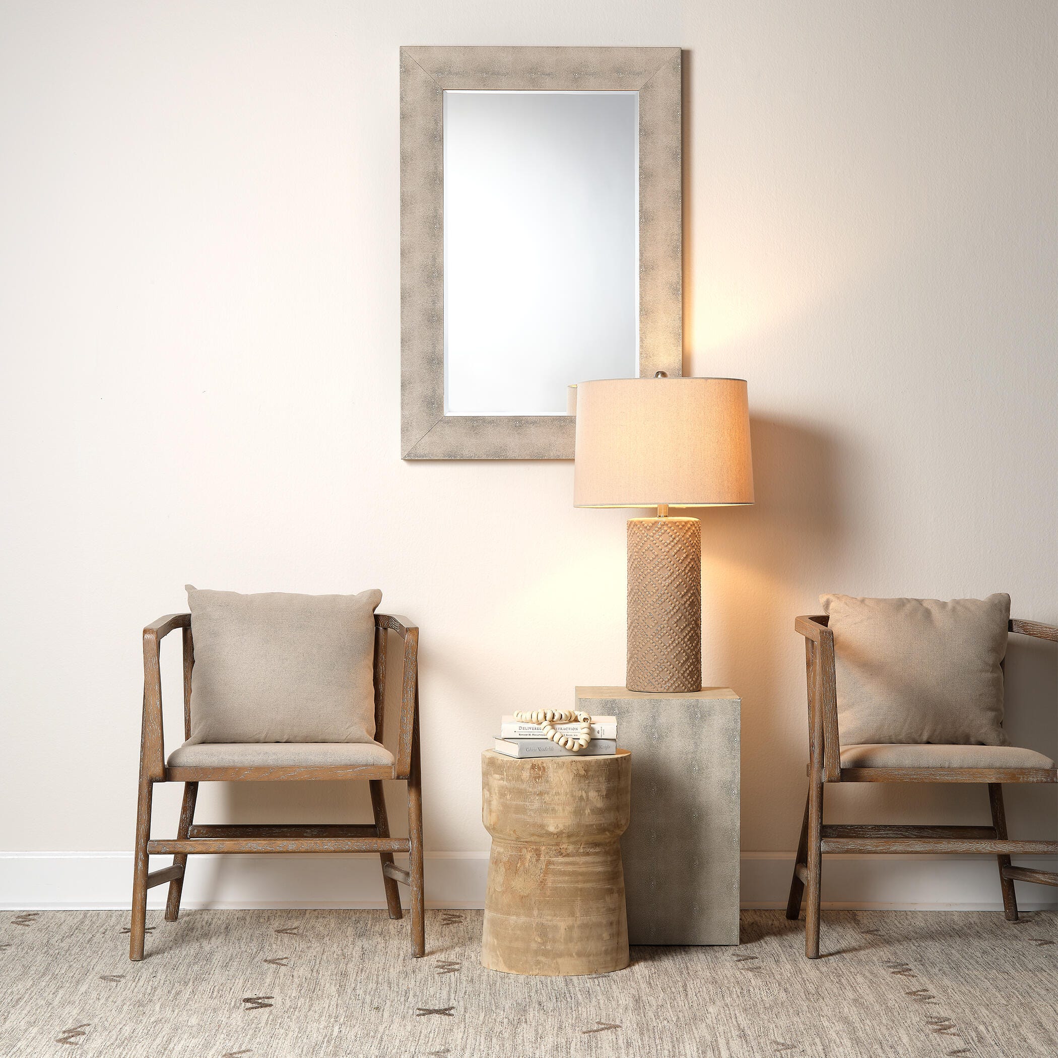 Click here for Relaxed Elegance Sydney Wall Mirror  Ivory prices