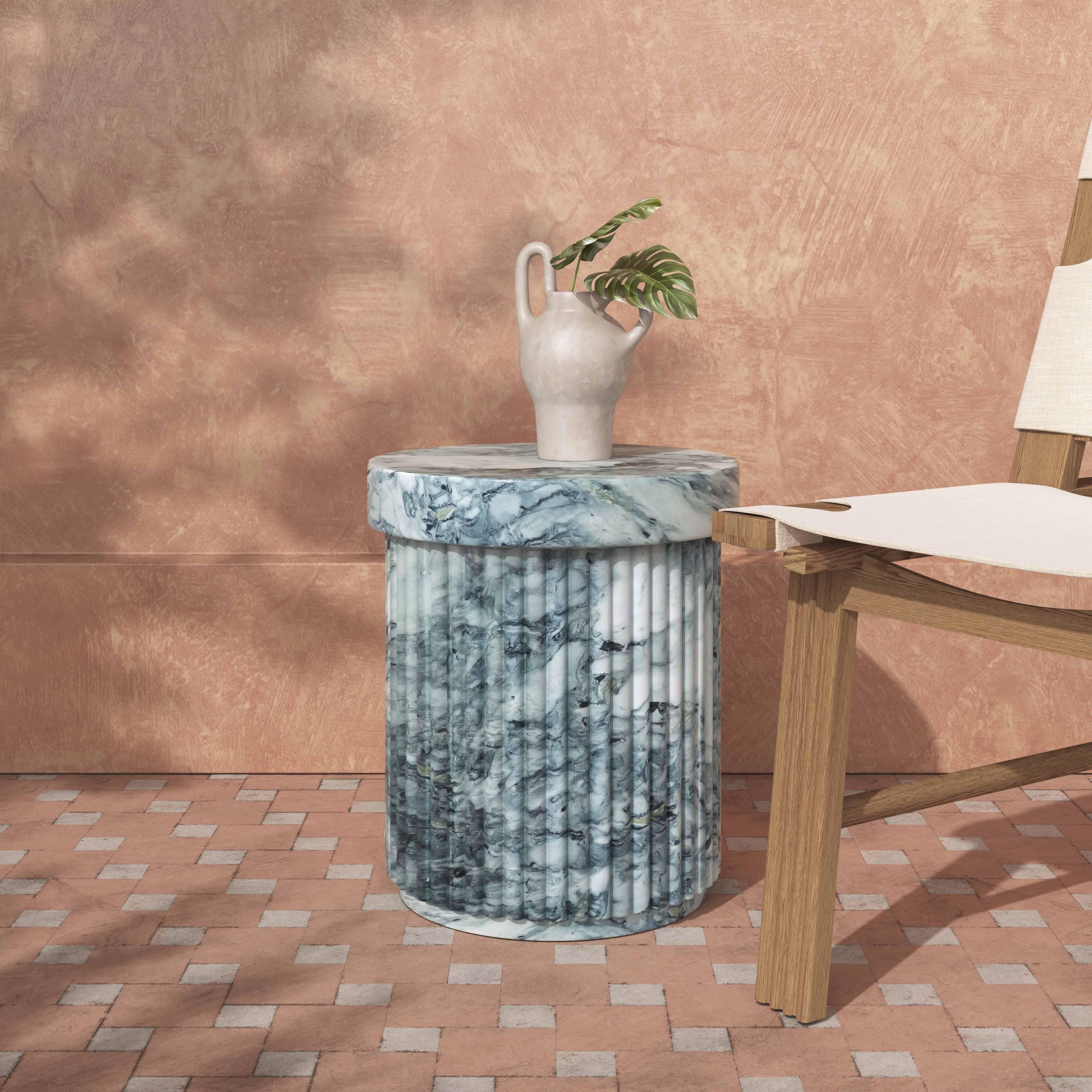 Click here for TOV Furniture Serafina Outdoor Side Table  Marble prices
