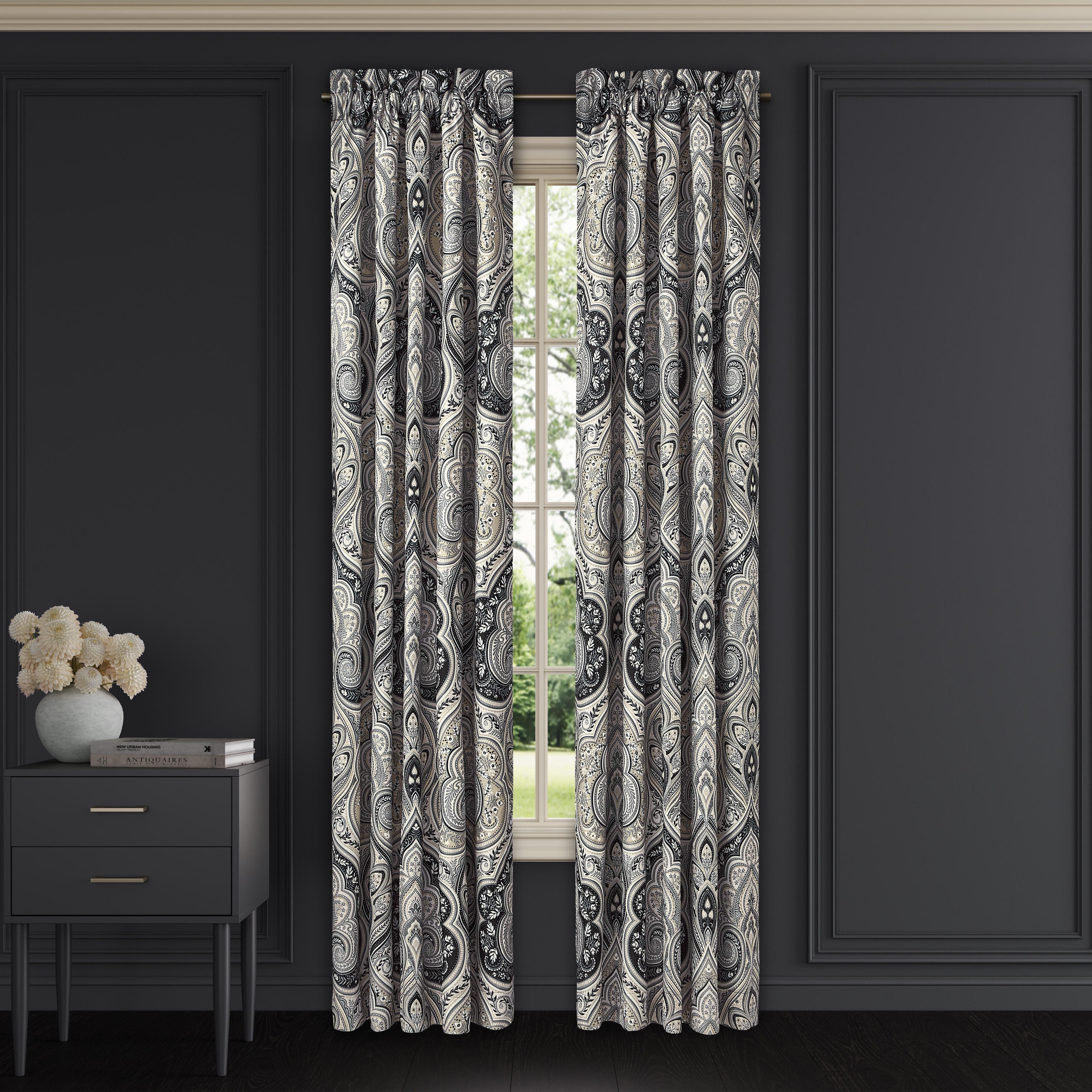 Click here for Royal Court Messina Window Panel Pair  Black prices