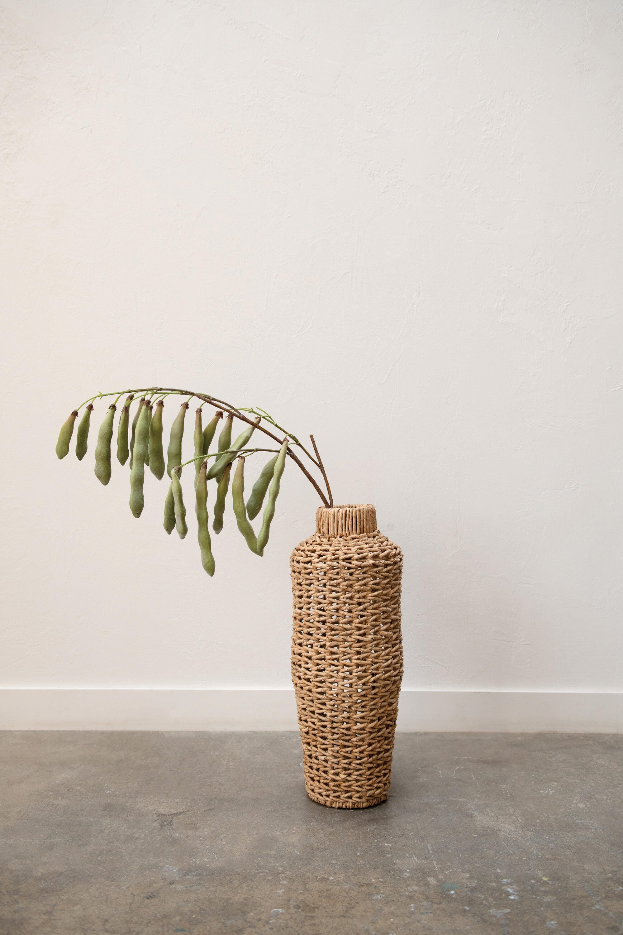 Click here for Storied Home 30 Handwoven Floor Vase  Natural prices