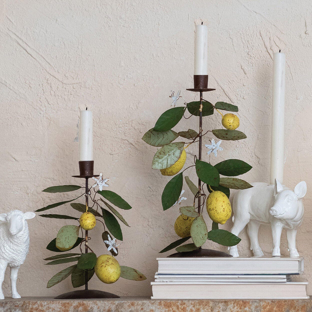 Click here for Storied Home Citrus Grove Taper Candle Holders Set... prices