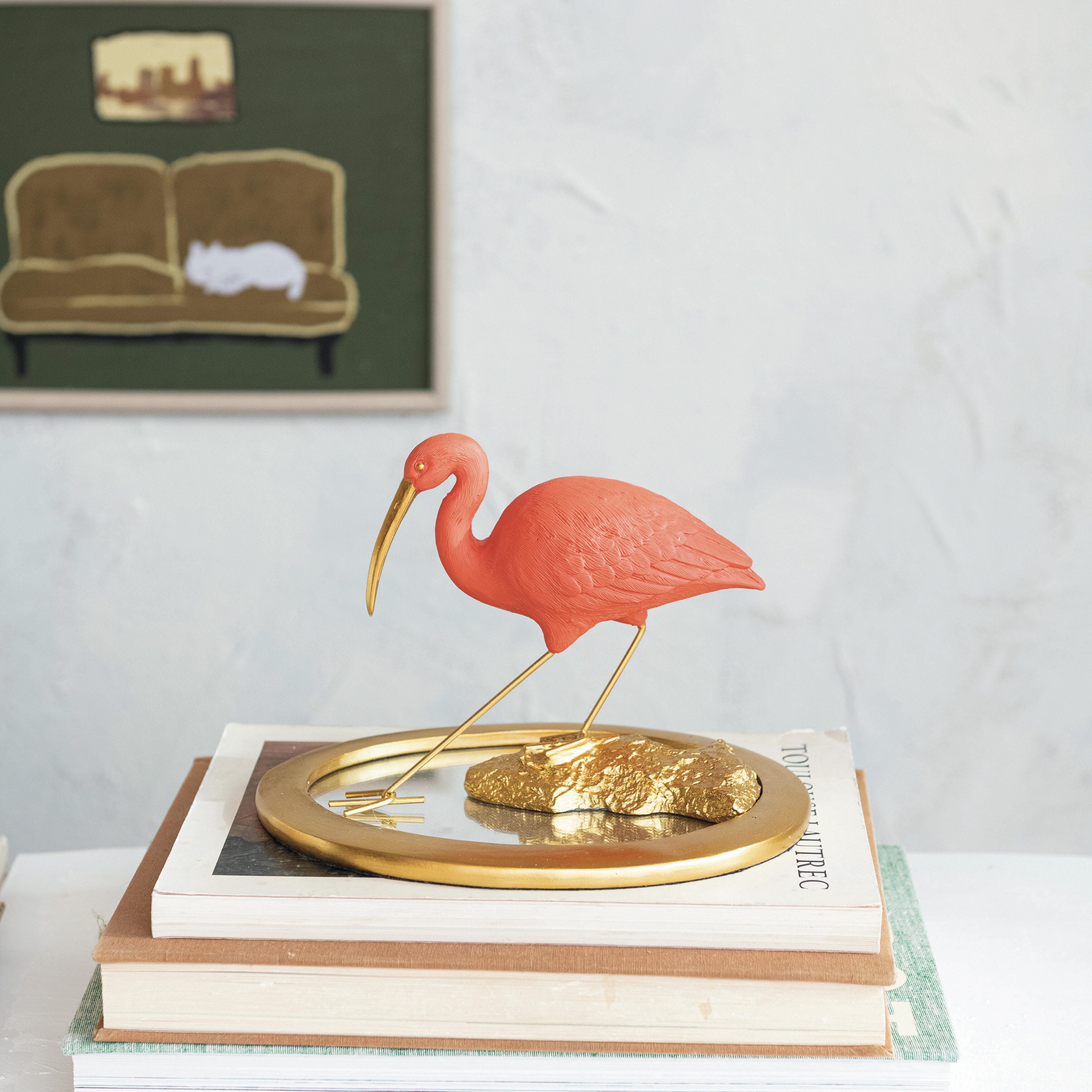 Click here for Storied Home Elegant Ibis Reflection Figurine  Mul... prices