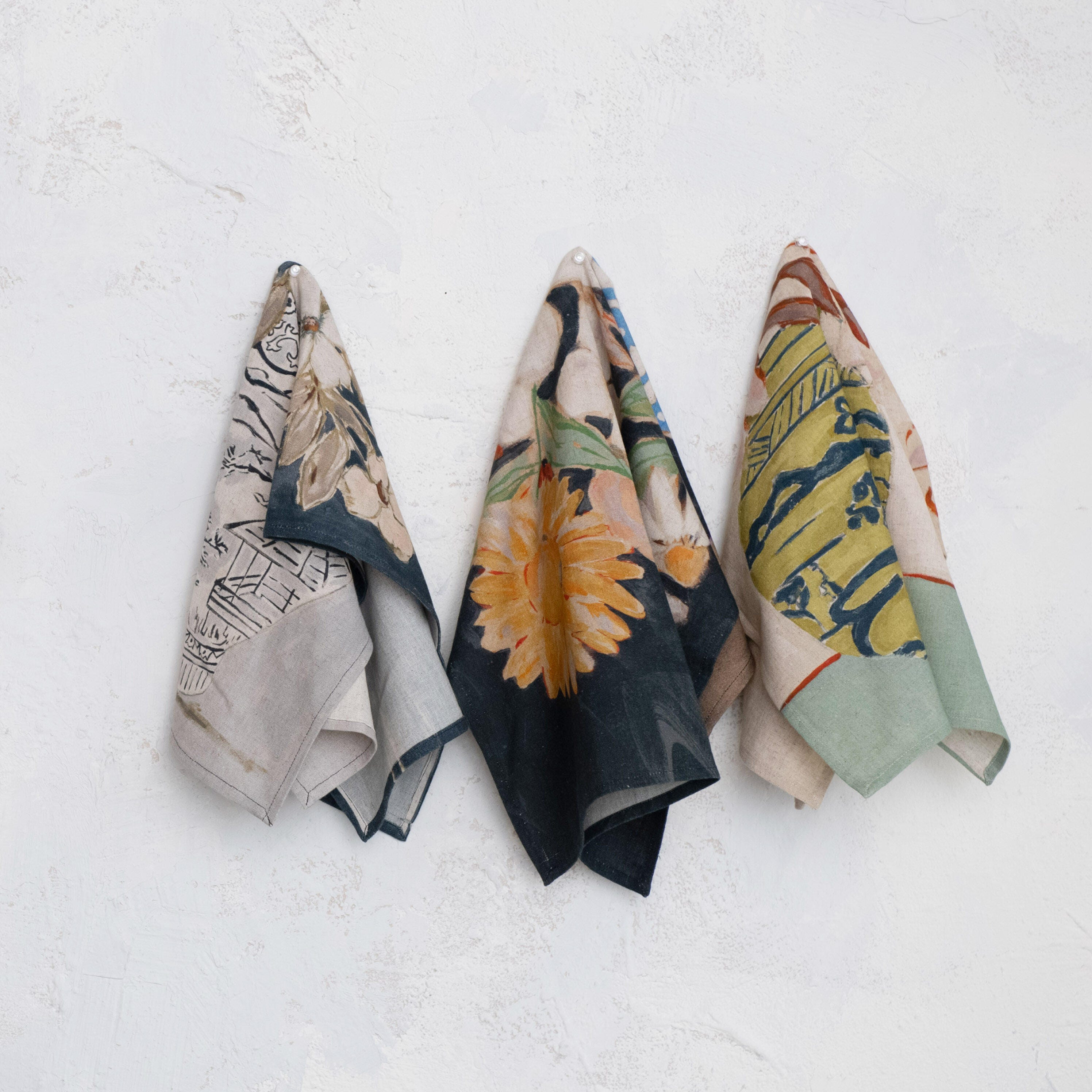 Click here for Storied Home Floral Elegance Tea Towel Collection... prices