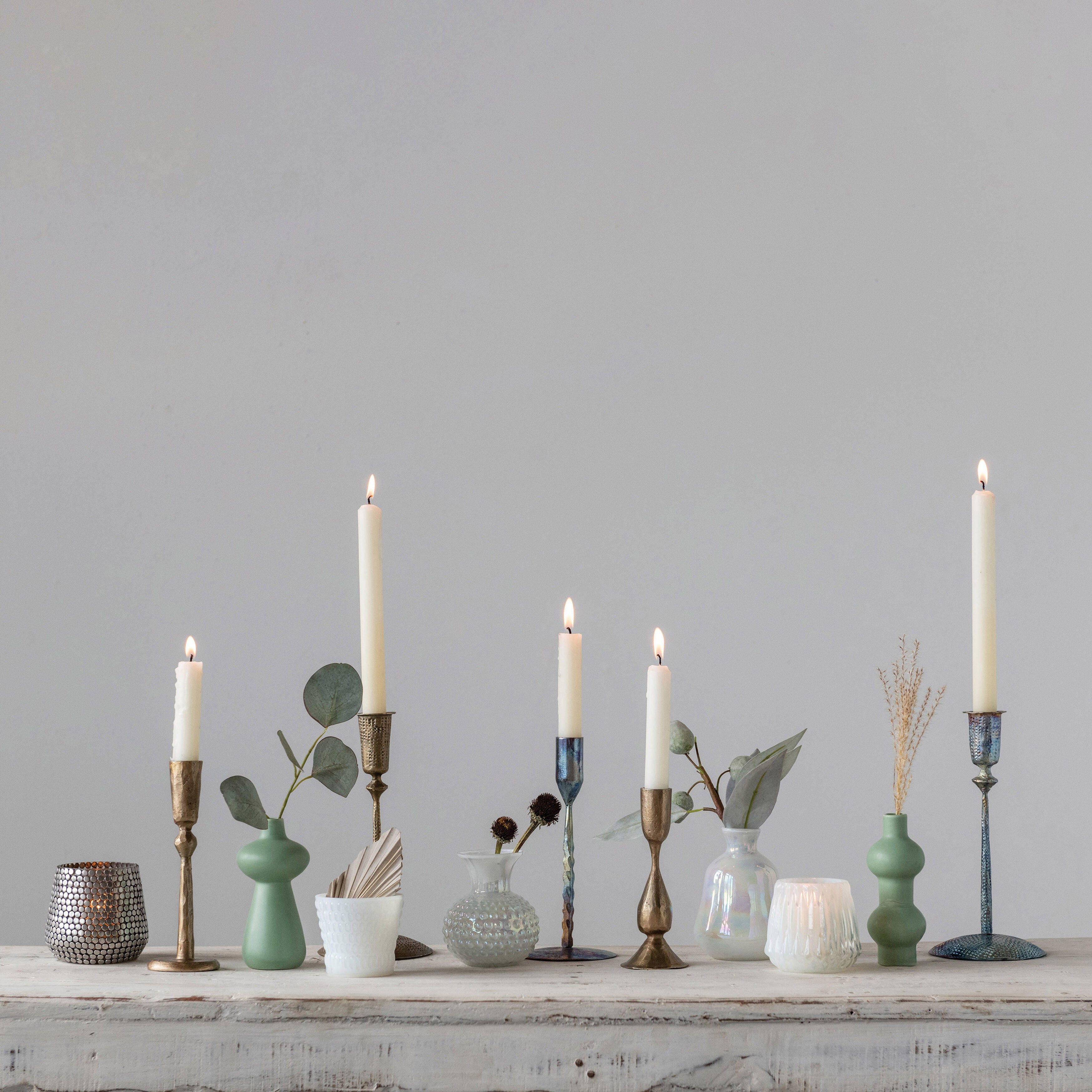 Click here for Storied Home Hand-Forged Hammered Taper Holder  Br... prices