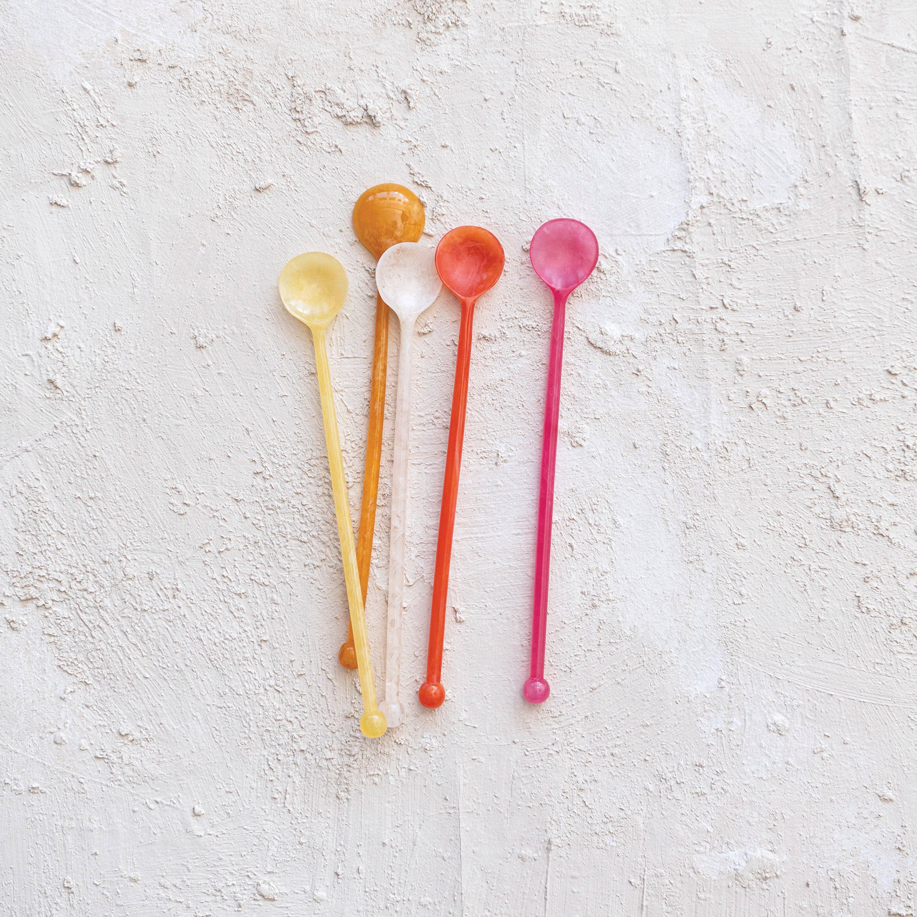 Click here for Storied Home Cocktail Spoons (Set of 5)  Multi prices