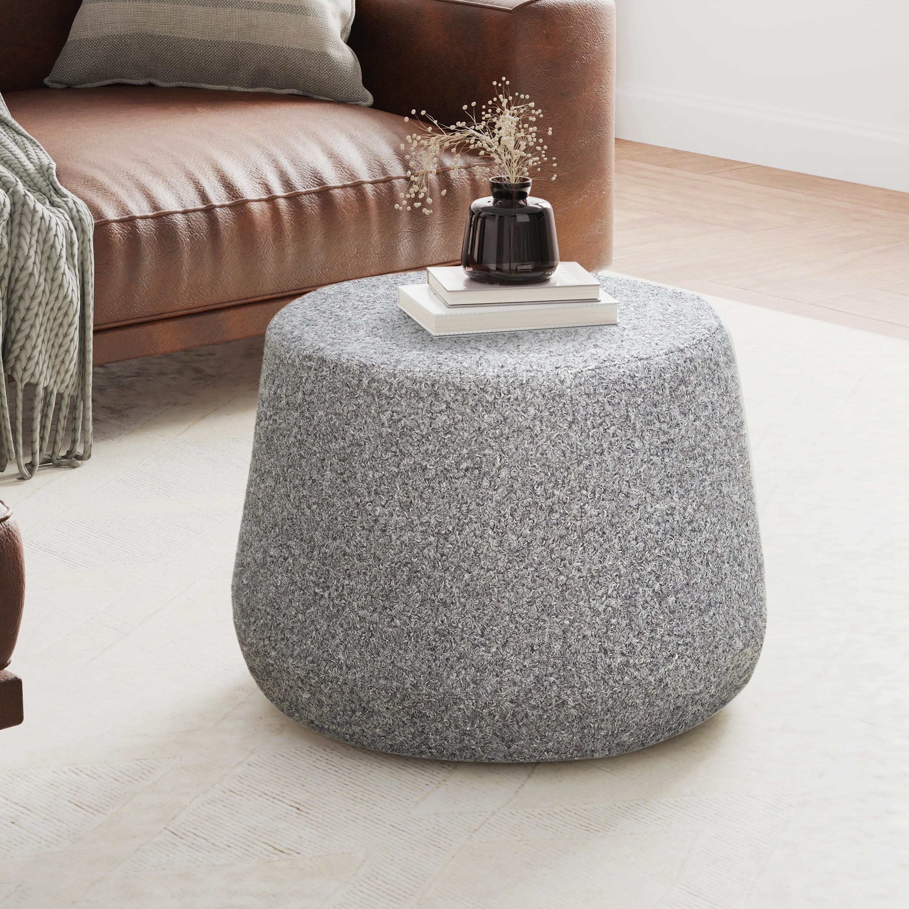 Click here for Studio Living Gentry Ottoman  Gray prices